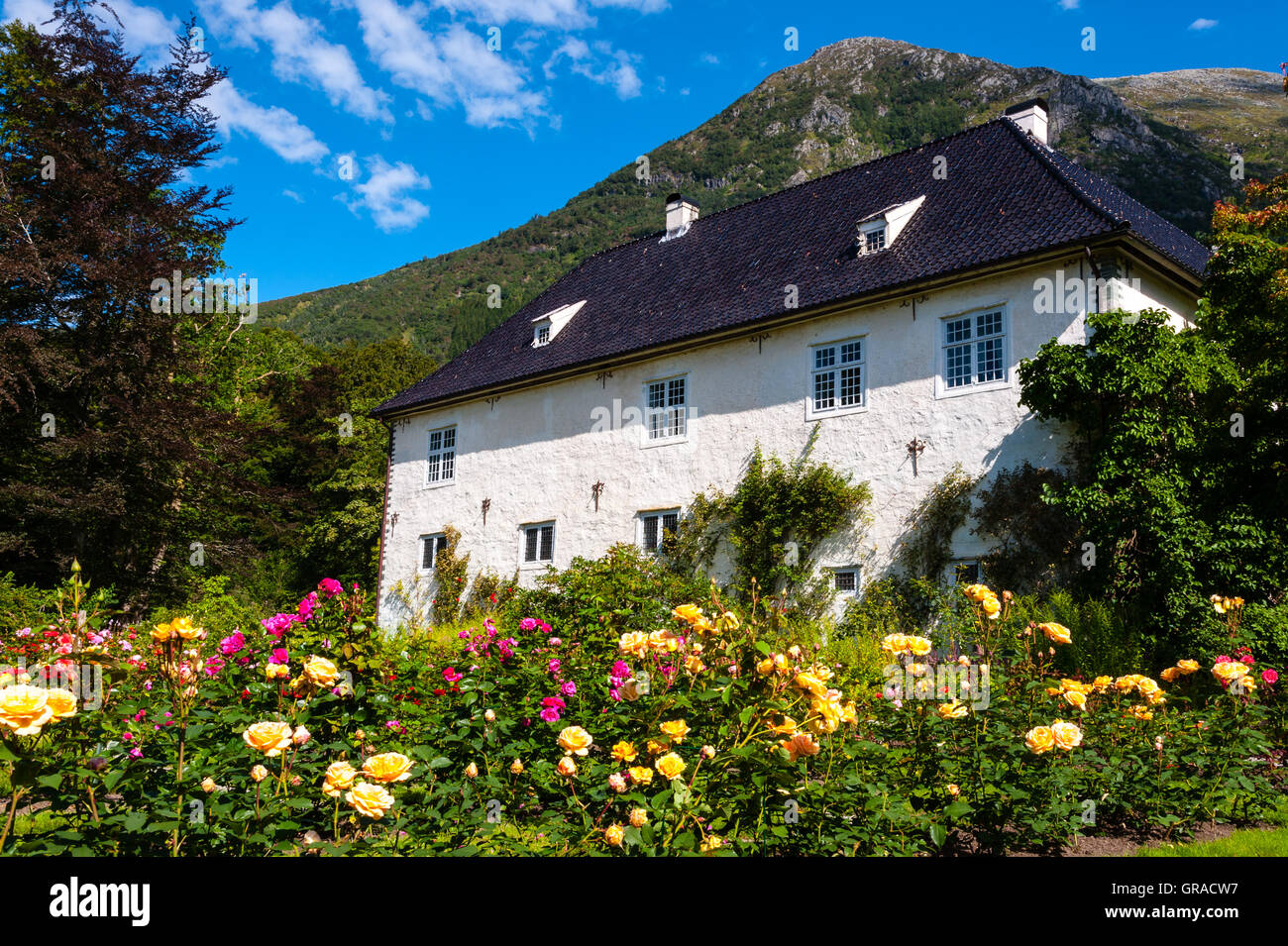 Norway, Rosendal. At the Barony Rosendal manor Stock Photo - Alamy
