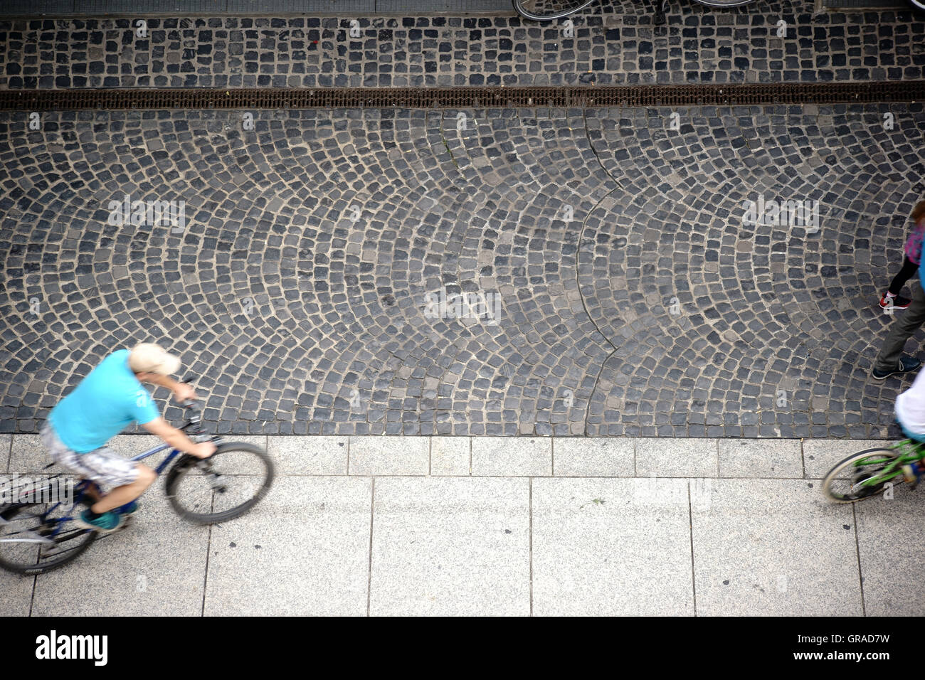 Sidewalk Aerial View Stock Photo - Alamy