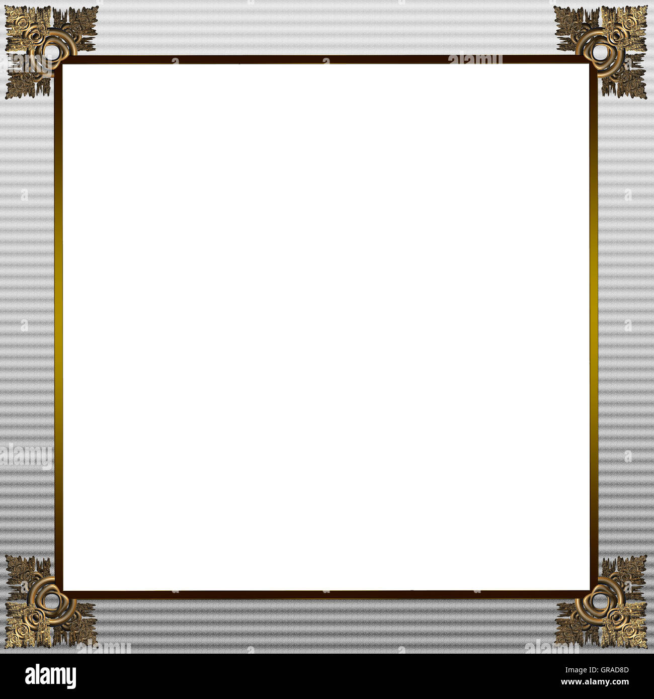Gold frame corners hi-res stock photography and images - Alamy