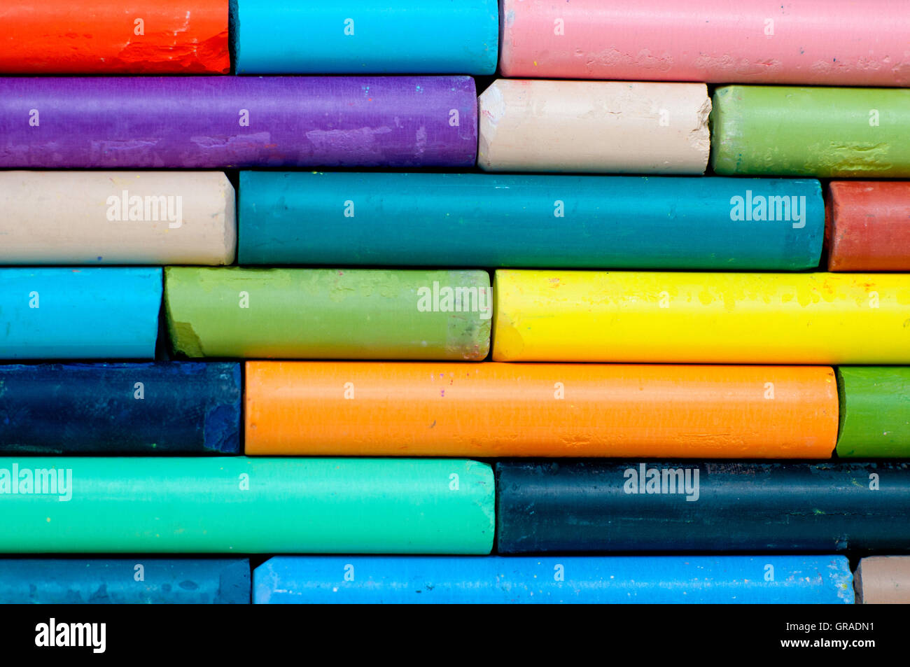 Colored pastel chalks Stock Photo - Alamy