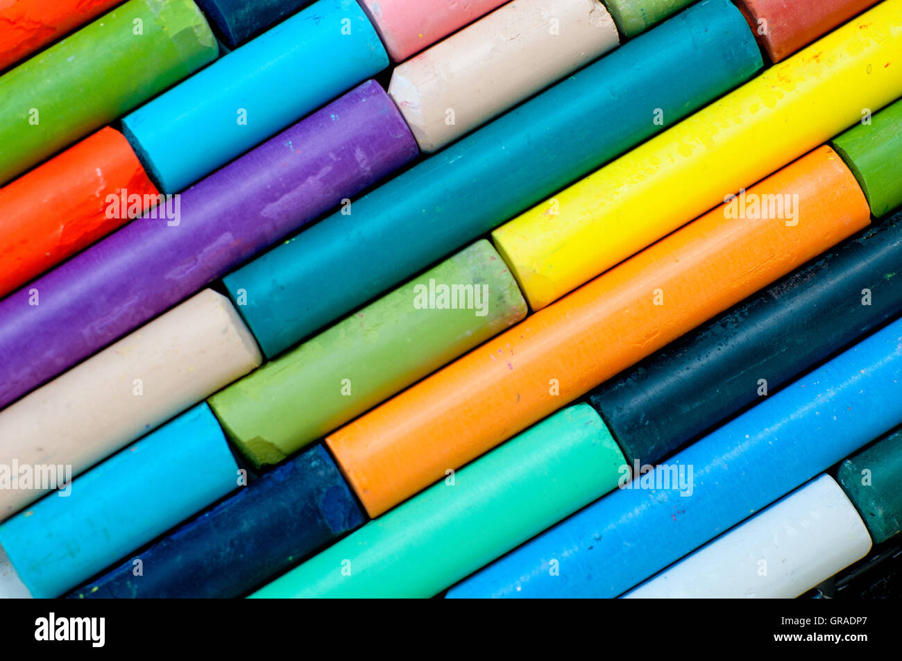 Colored pastel chalks Stock Photo - Alamy
