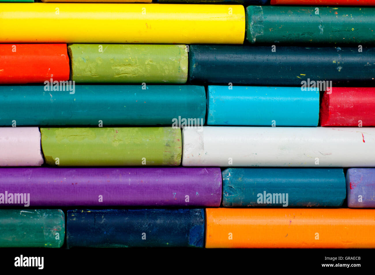 Colored pastel chalks Stock Photo - Alamy