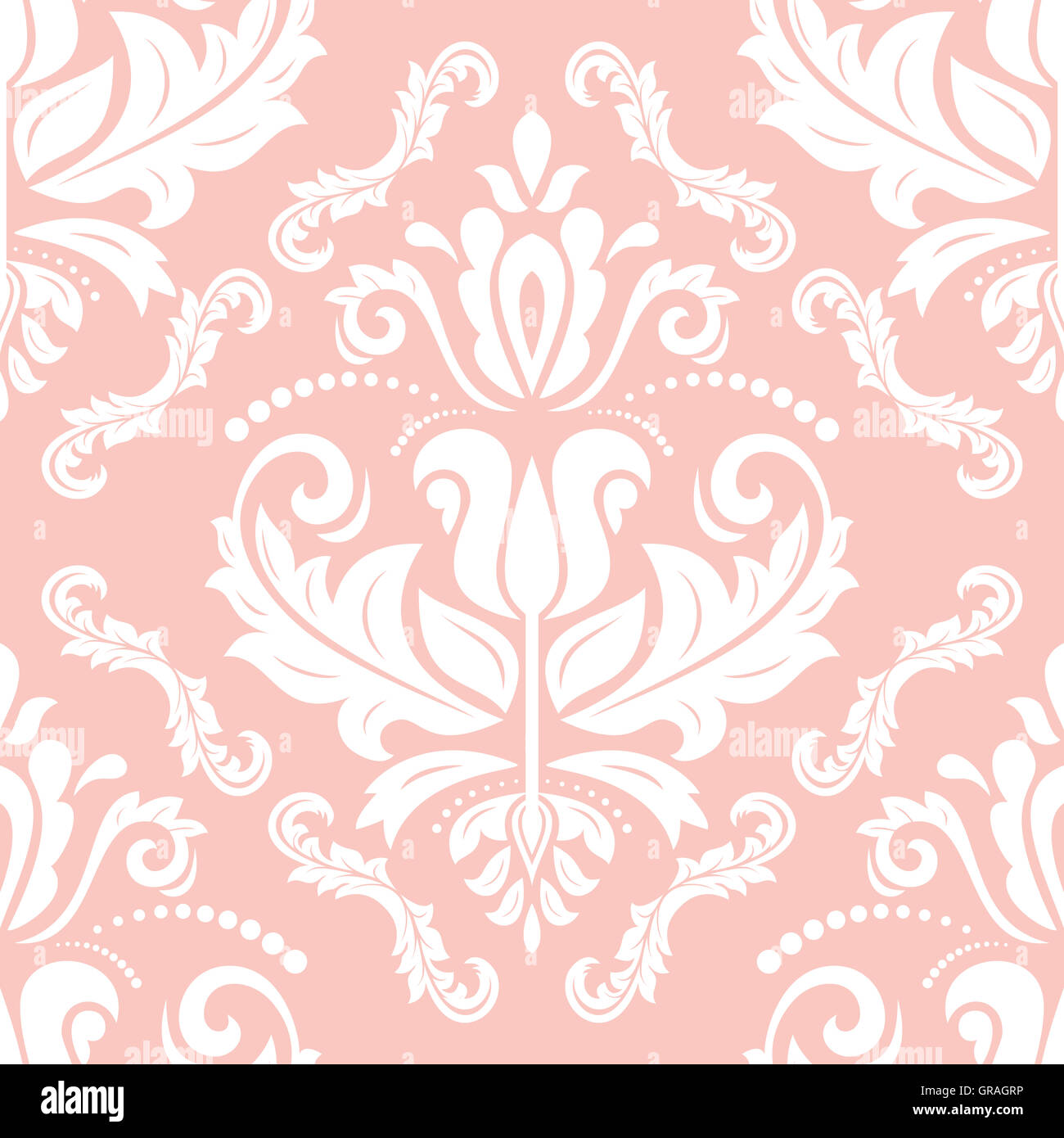 Seamless Wallpaper in the Style of Baroque Stock Photo - Alamy