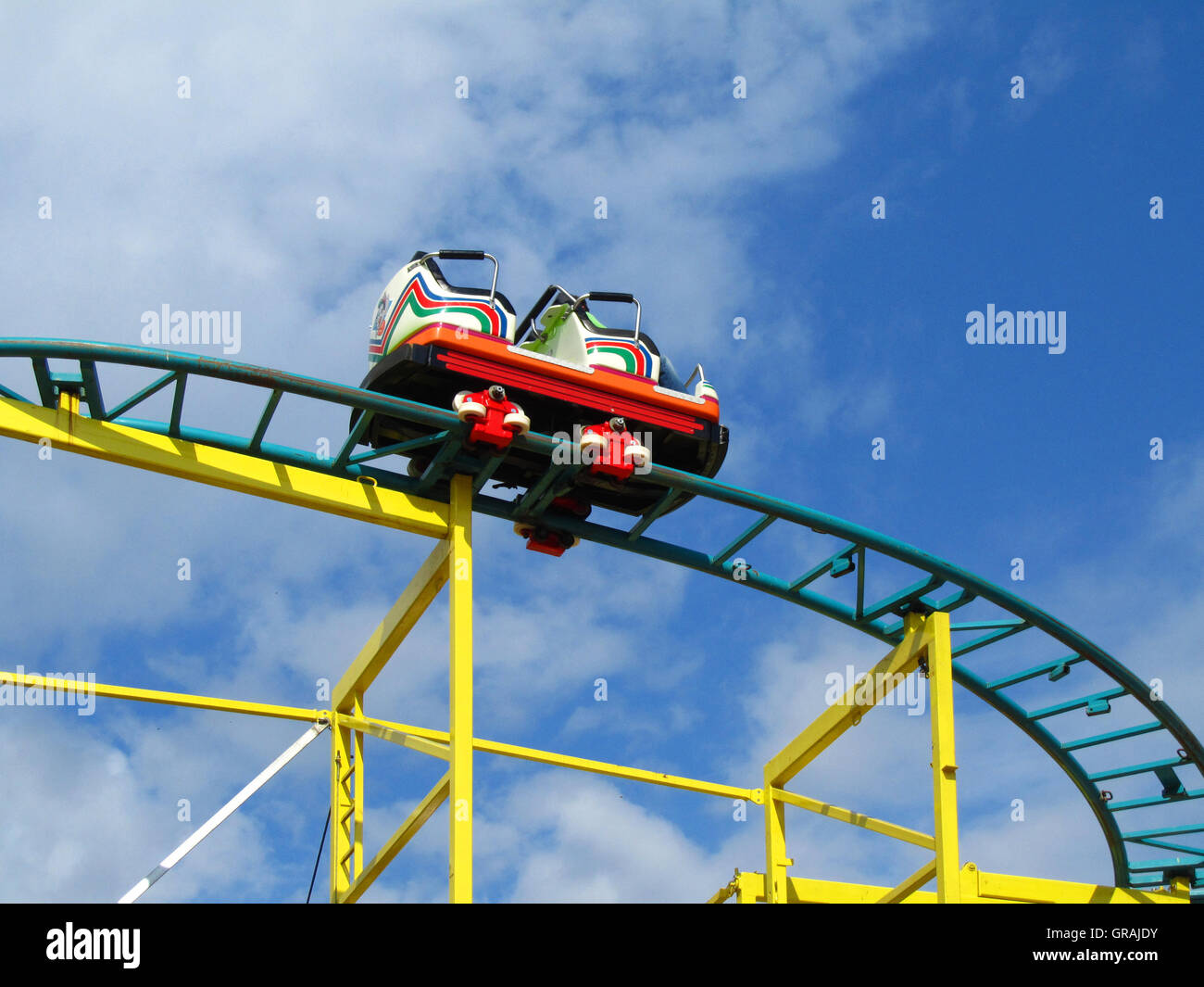 Fairground roller coaster hi-res stock photography and images - Alamy