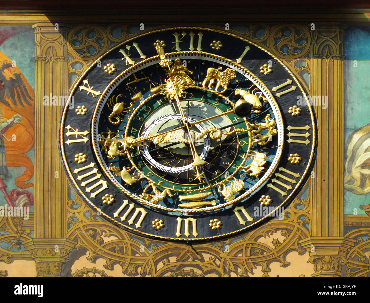 Astronomical clock ulm town hall hi-res stock photography and images ...