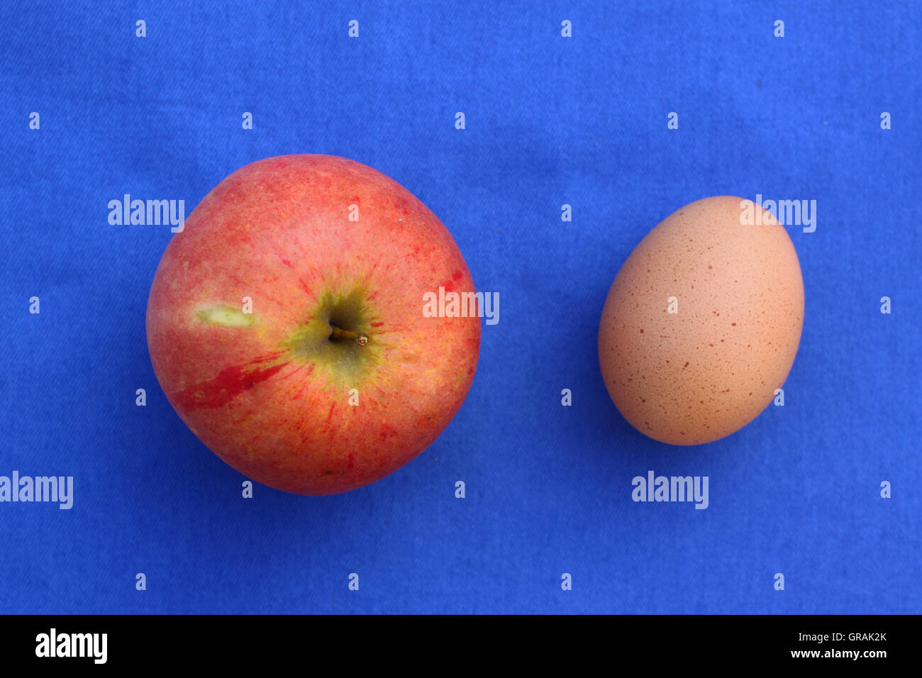 Apple And Egg Stock Photo - Alamy