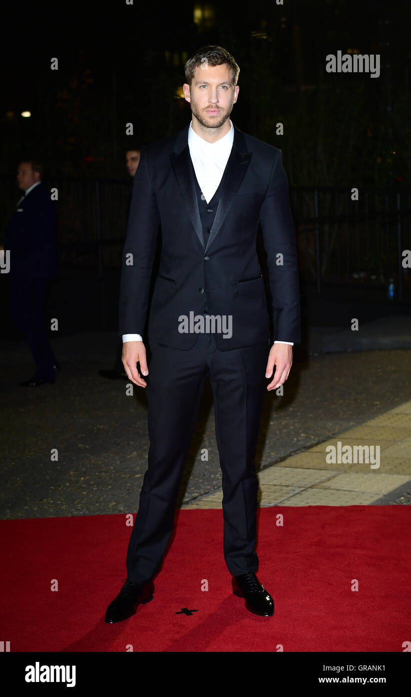 Calvin Harris arriving at the GQ Men of the Year Awards 2016 held at ...