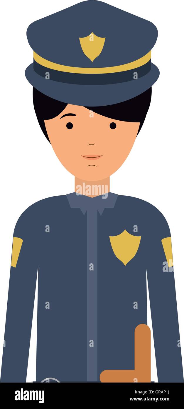 man cartoon with uniform design Stock Vector Image & Art - Alamy