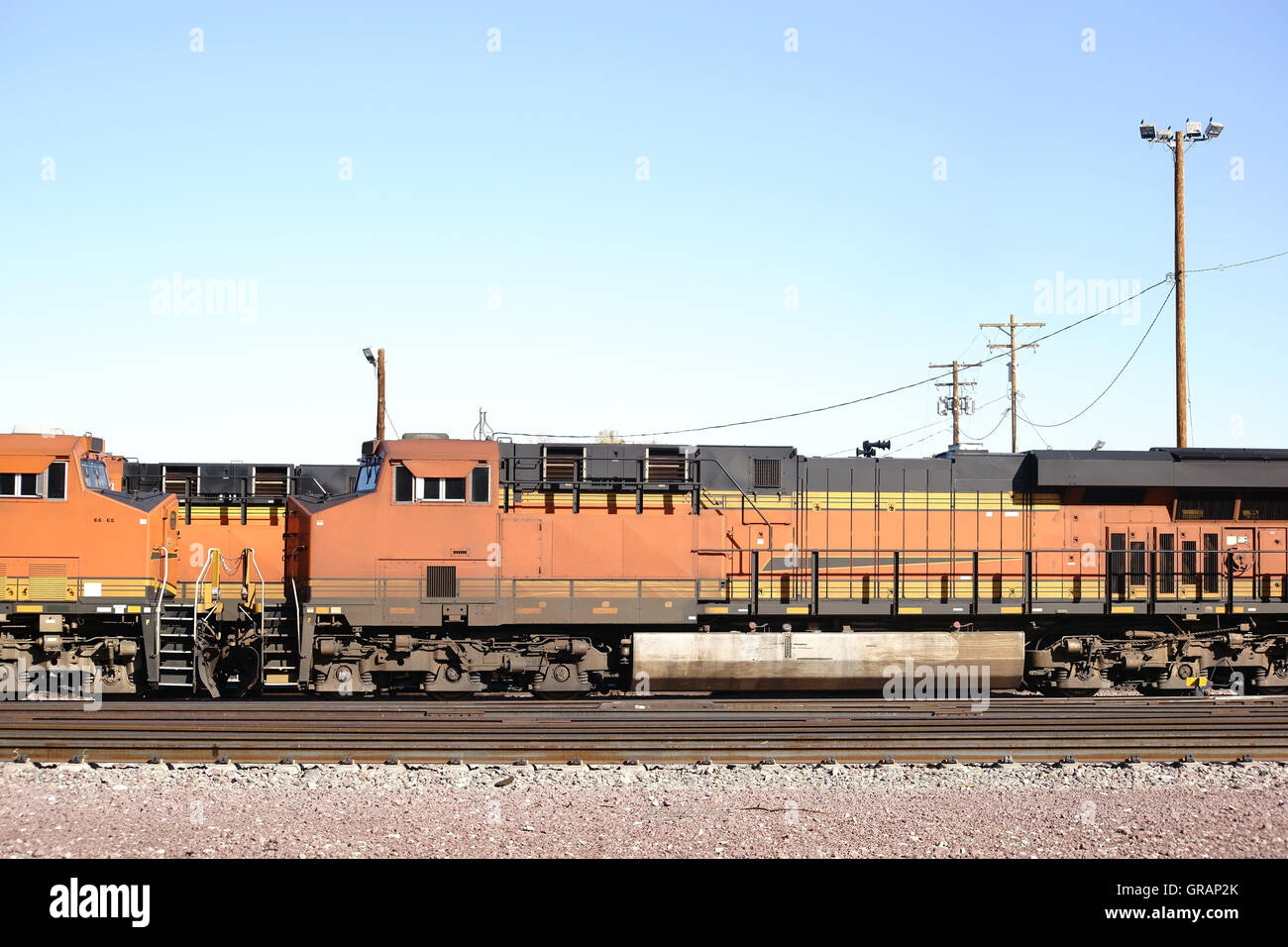 General Electric Dash 9 Locomotive Stock Photo - Alamy