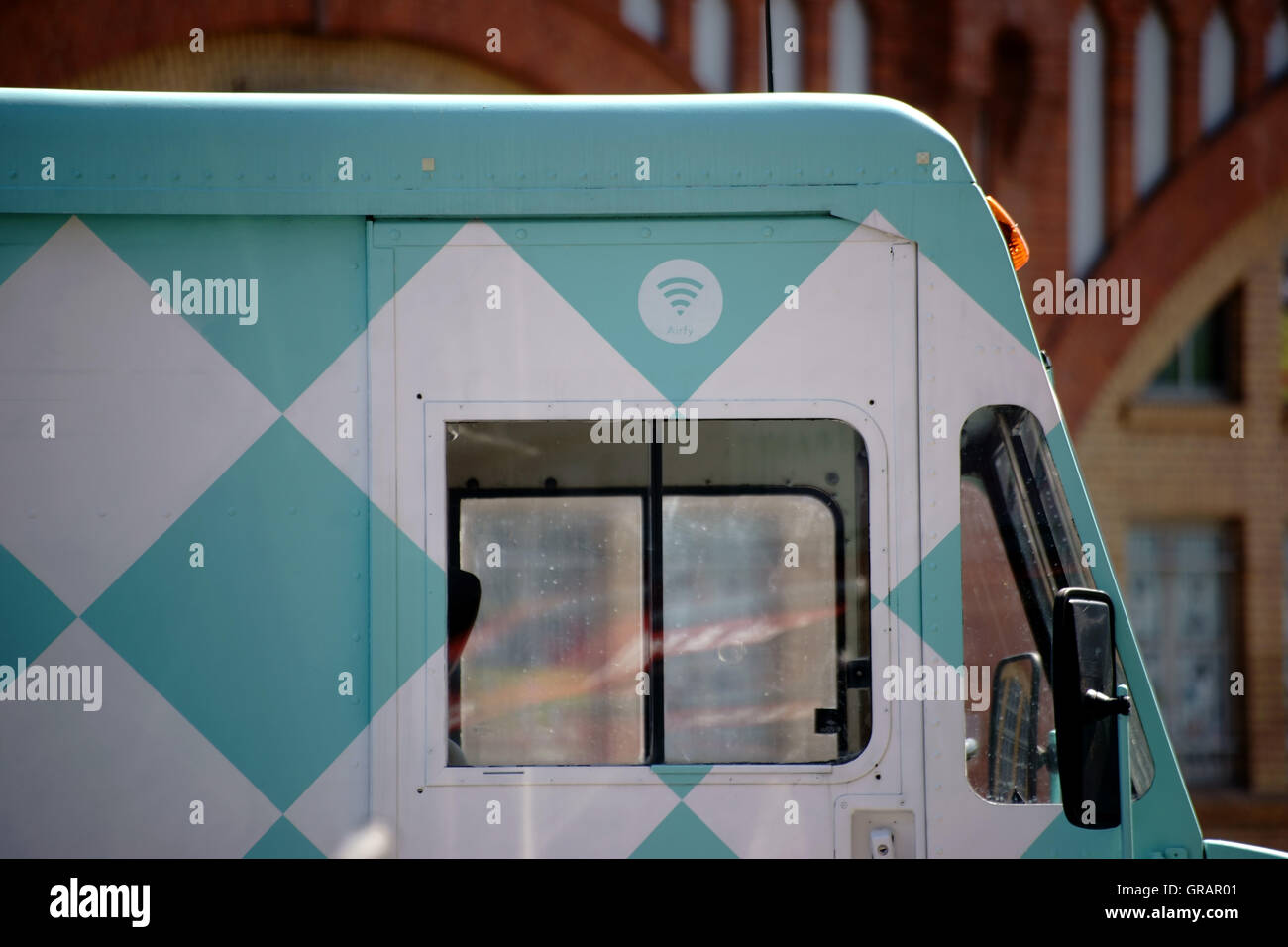 Nostalgic Ice Wagon Stock Photo - Alamy