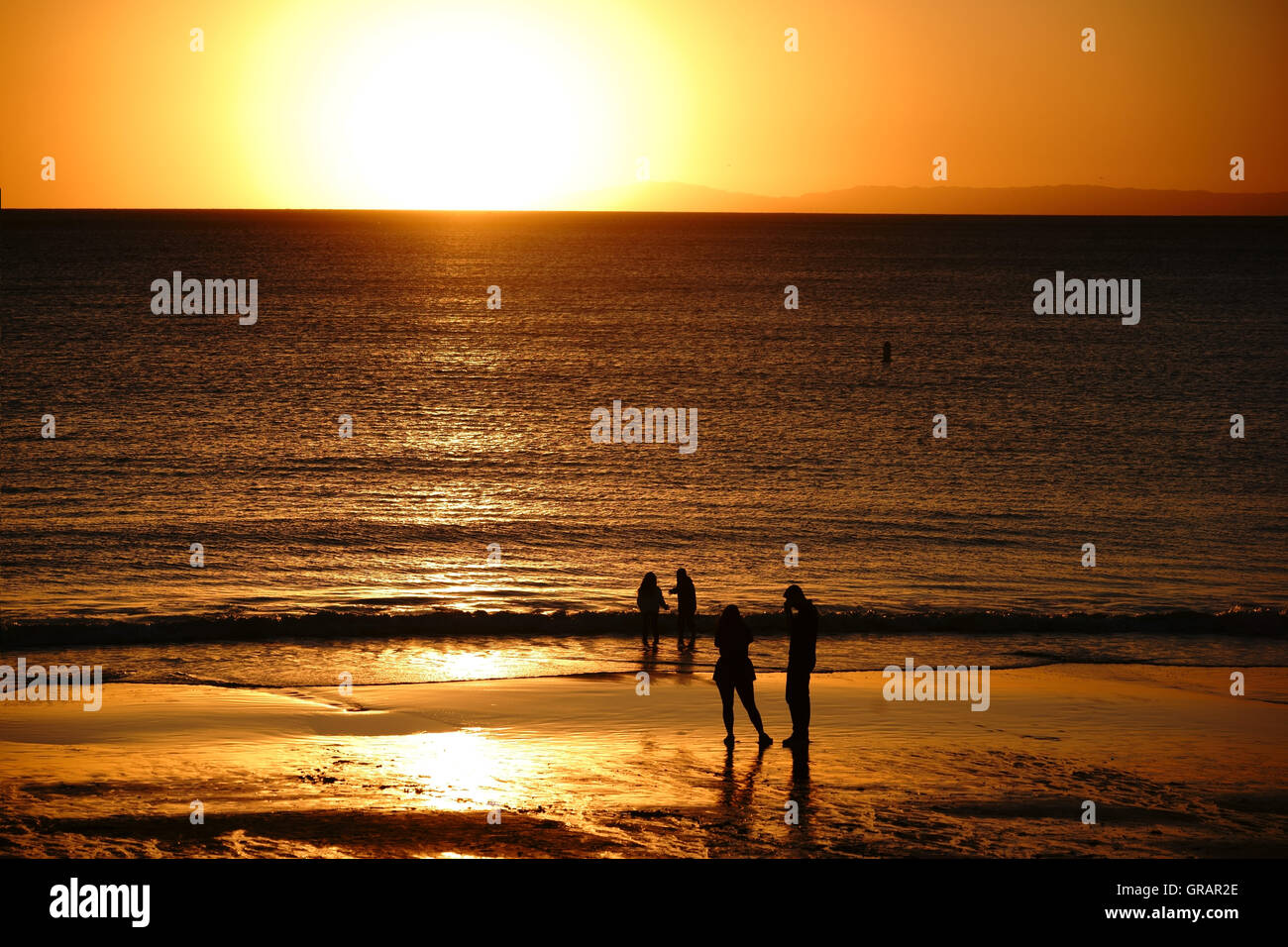 Sunset Laguna Beach Stock Photo - Alamy