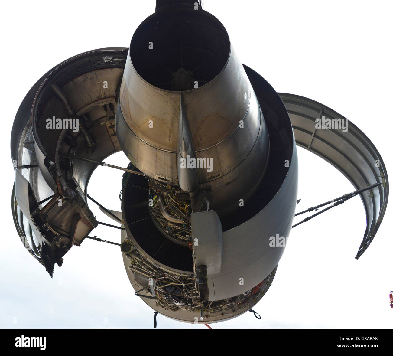 Close-Up Of Jet Engine Stock Photo - Alamy