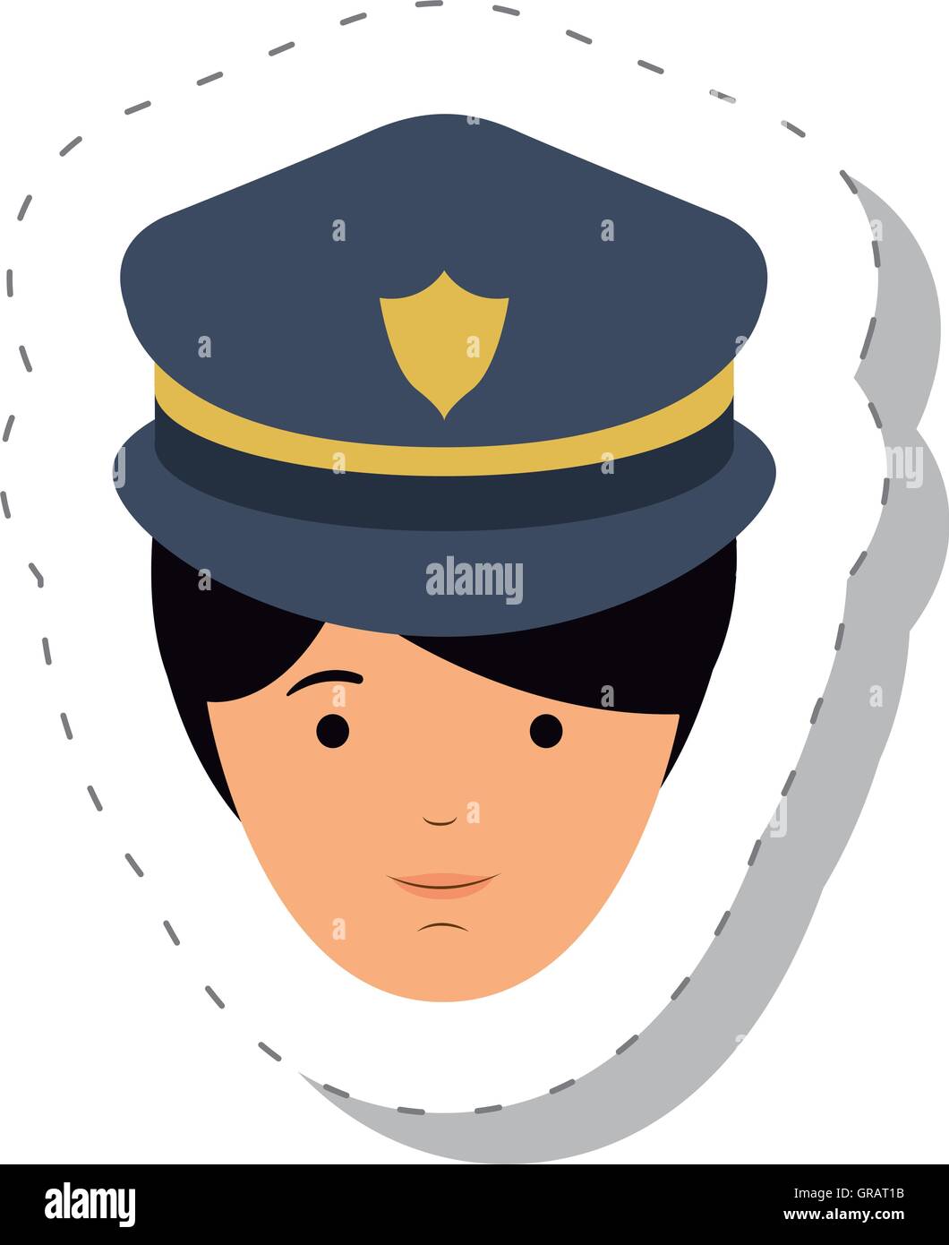 man cartoon with uniform design Stock Vector Image & Art - Alamy