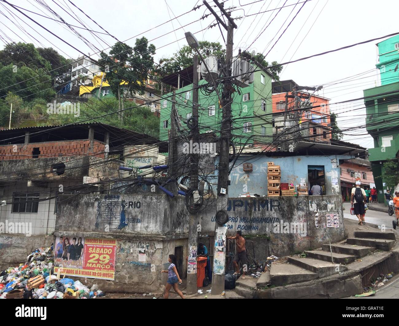 Telephone pole steps hi-res stock photography and images - Alamy