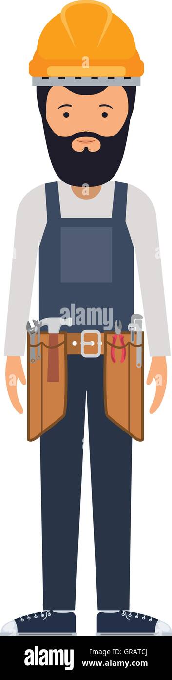 man cartoon with uniform design Stock Vector Image & Art - Alamy