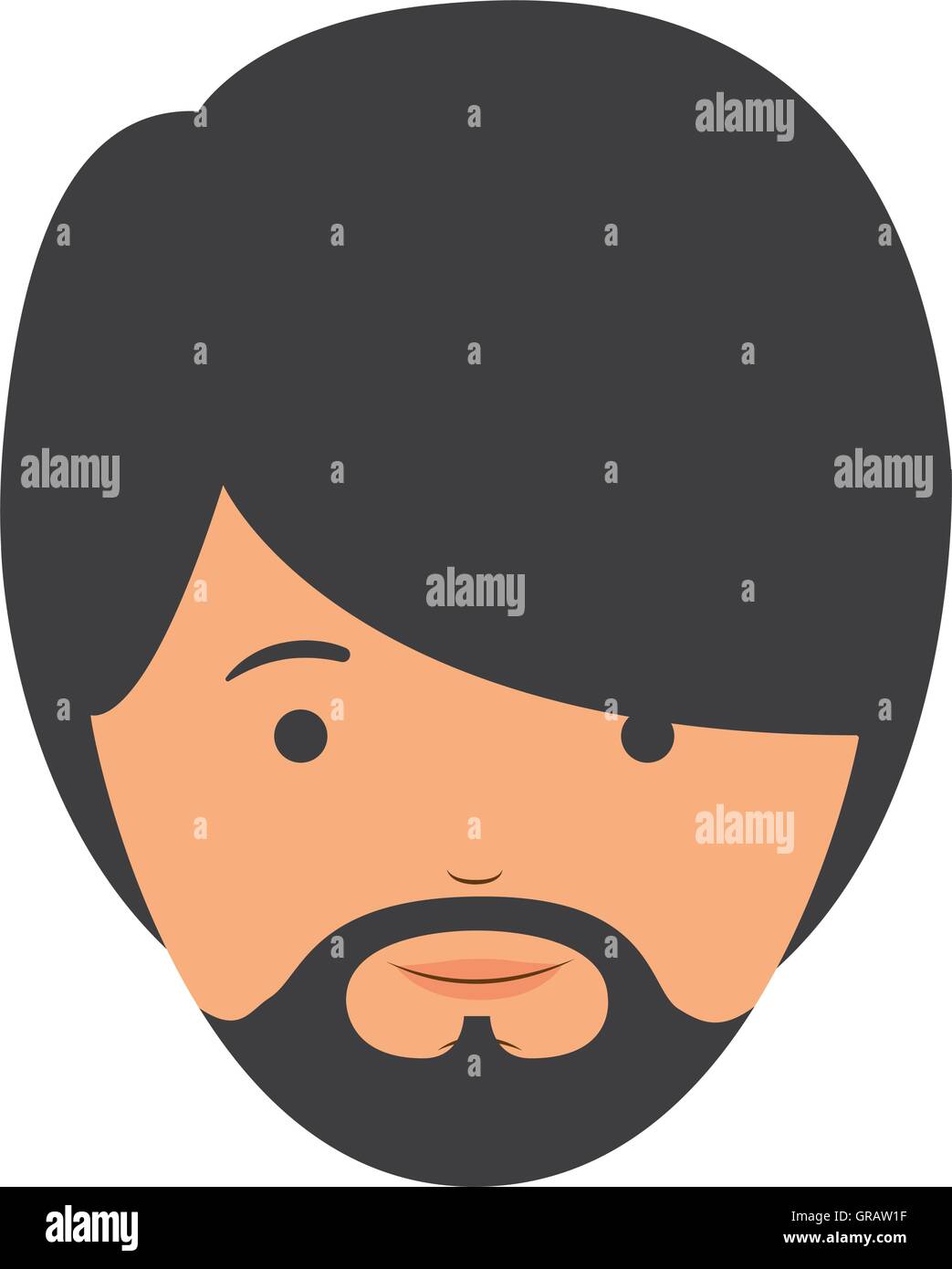 man male head mustache avatar design Stock Vector Image & Art - Alamy