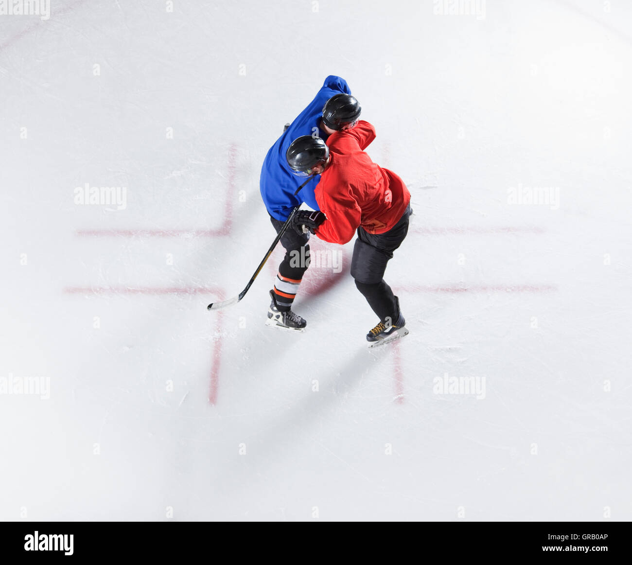 Ice hockey rink overhead hi-res stock photography and images - Alamy