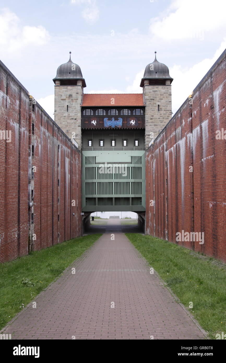 Old Shaft Lock In Waltrop Stock Photo - Alamy