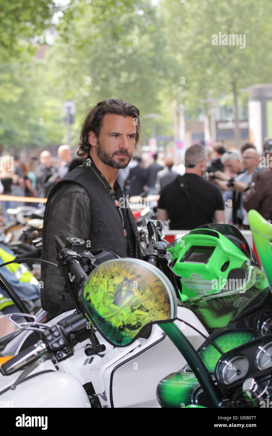 Actor Stephan Luca At The Harley Days In Hamburg Stock Photo - Alamy