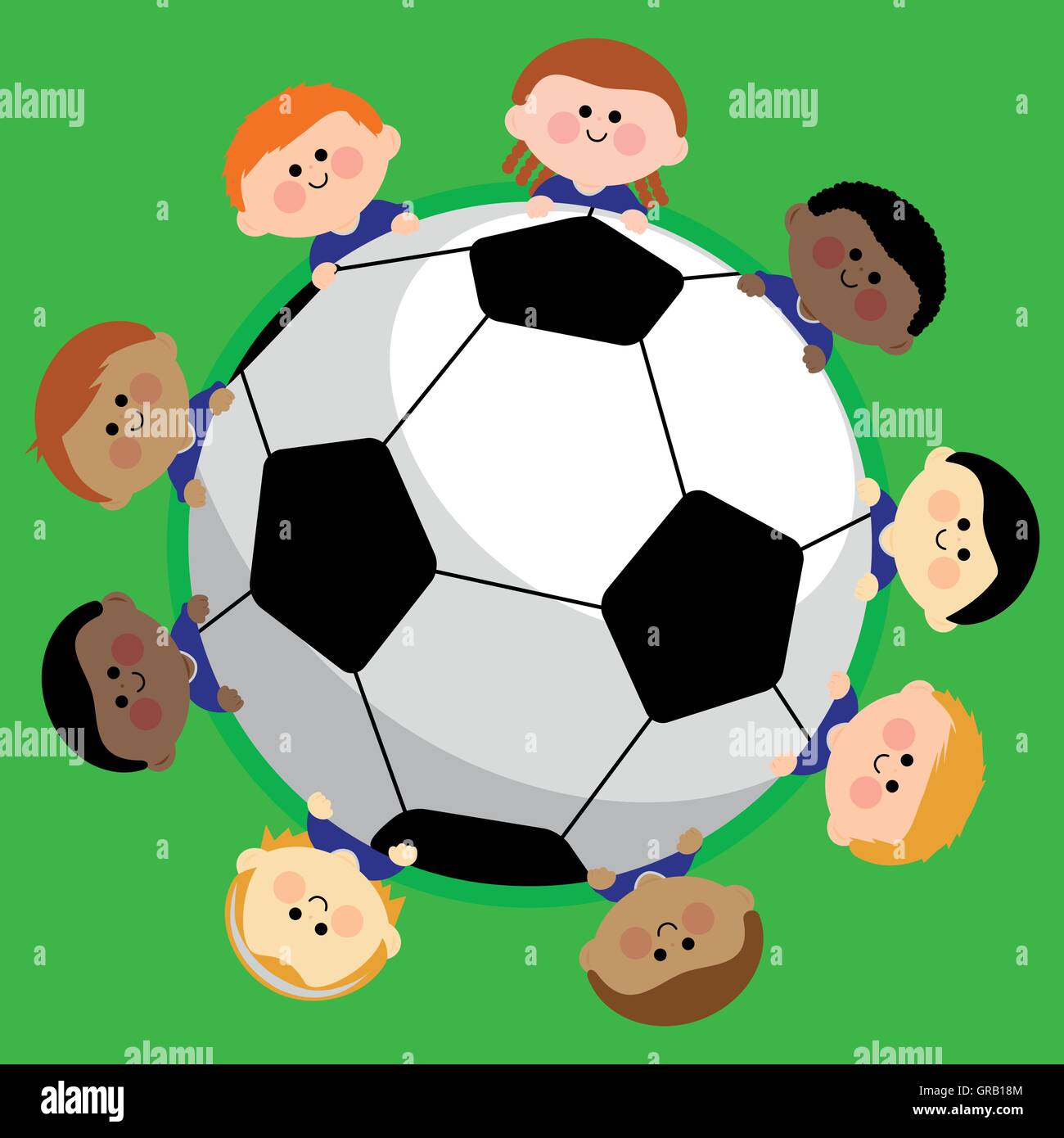 Clip Art Soccer Team