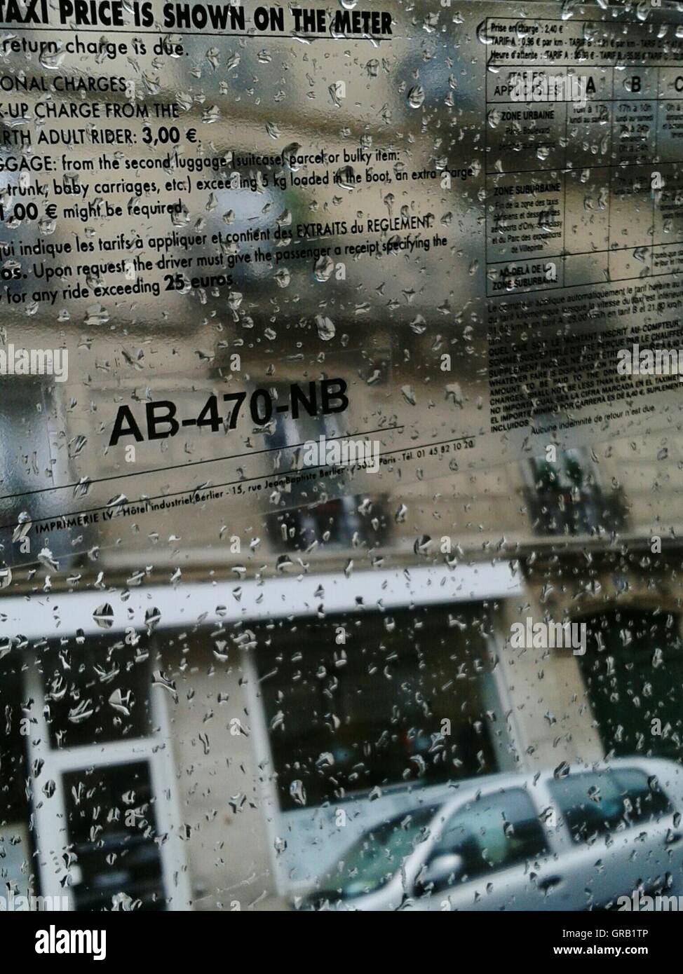 Full Frame Shot Of Wet Glass Window During Monsoon Stock Photo - Alamy