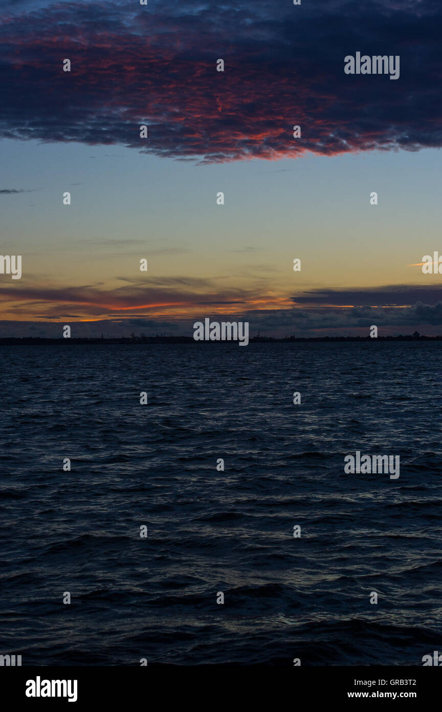 View of the Baltic Sea, from Pirita beach in Tallinn , Estonia Stock ...