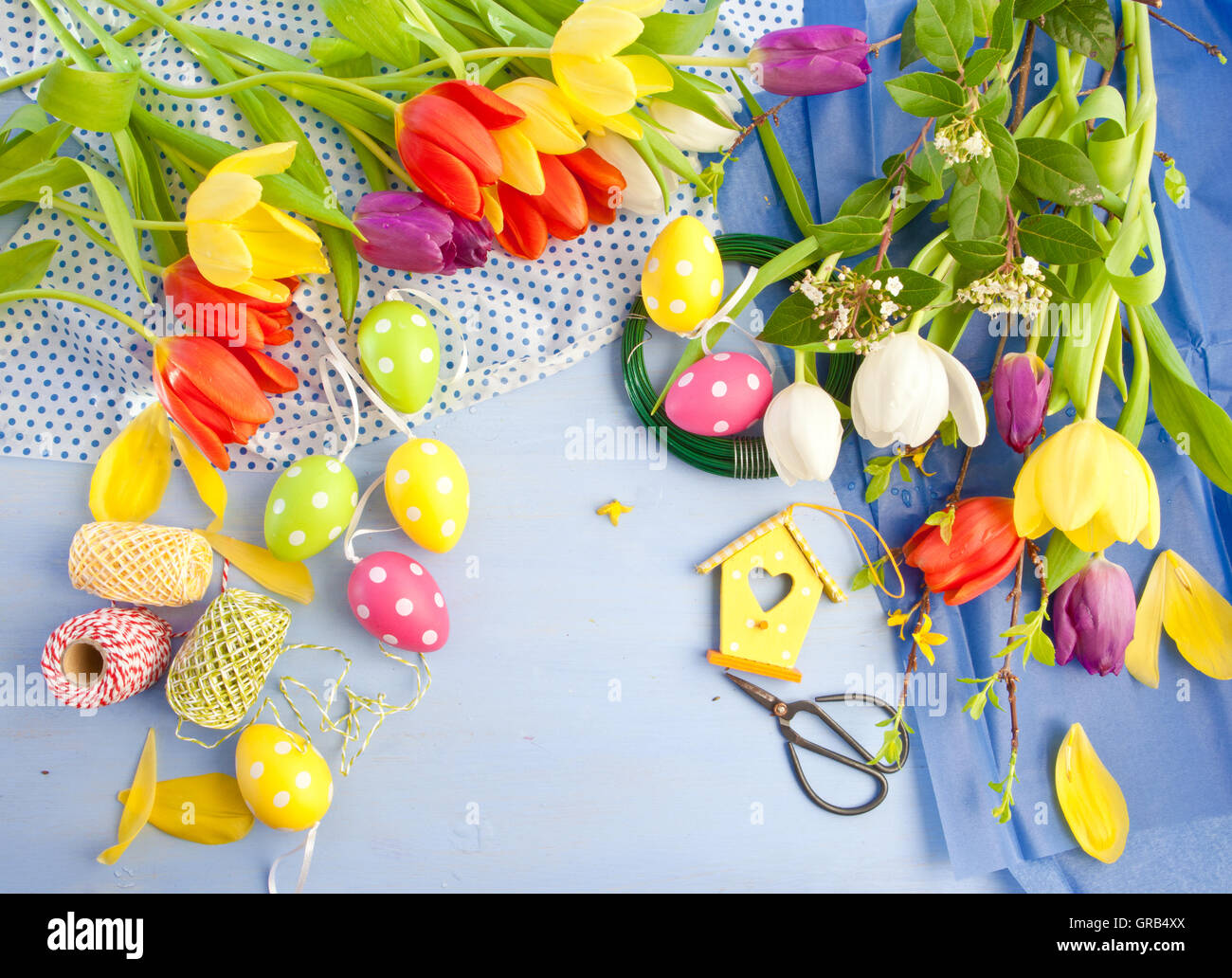 Colorful Spring Flowers Stock Photo - Alamy