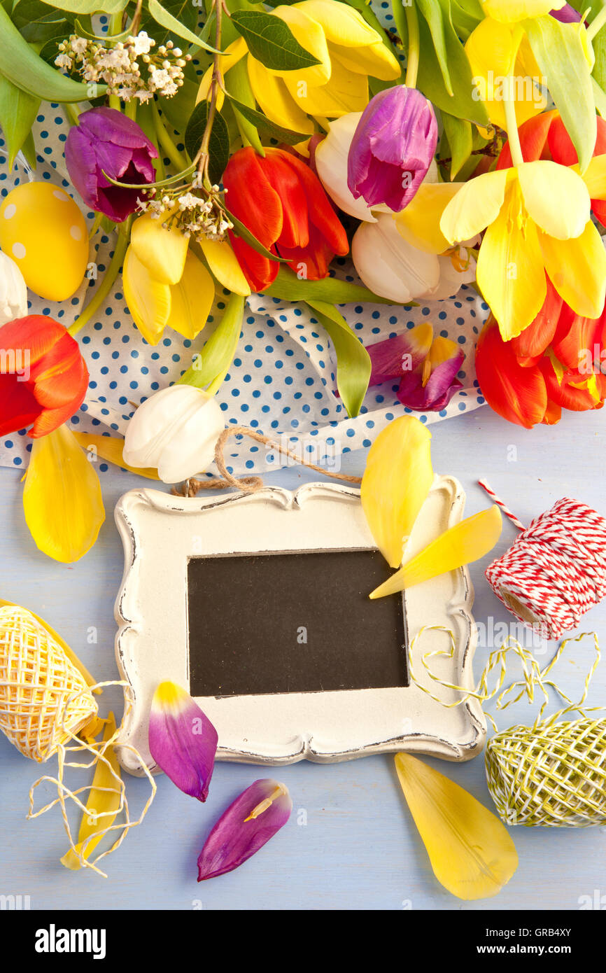 Colorful Spring Flowers Stock Photo - Alamy