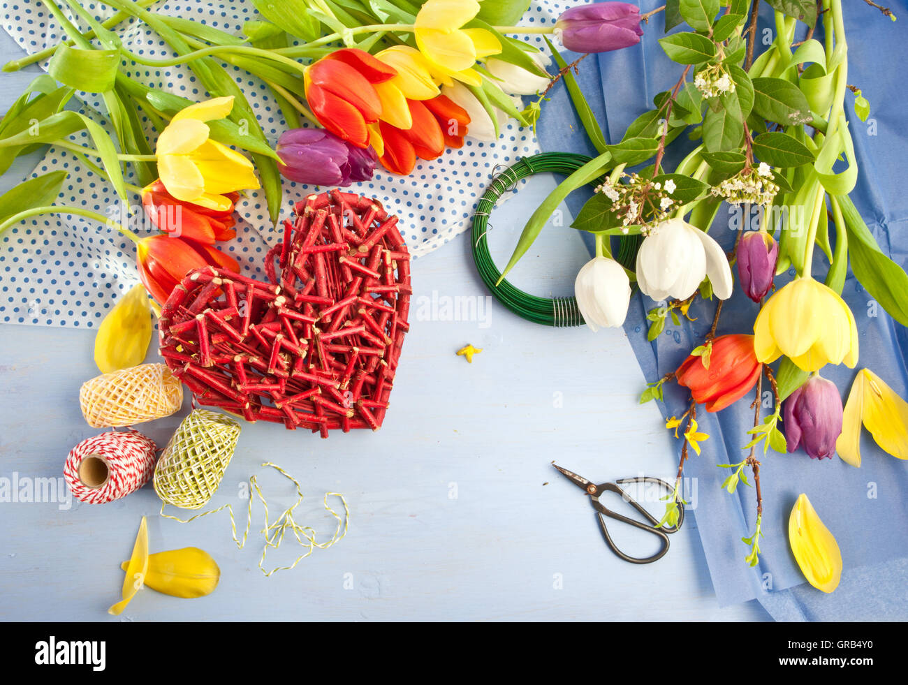 Colorful Spring Flowers Stock Photo - Alamy