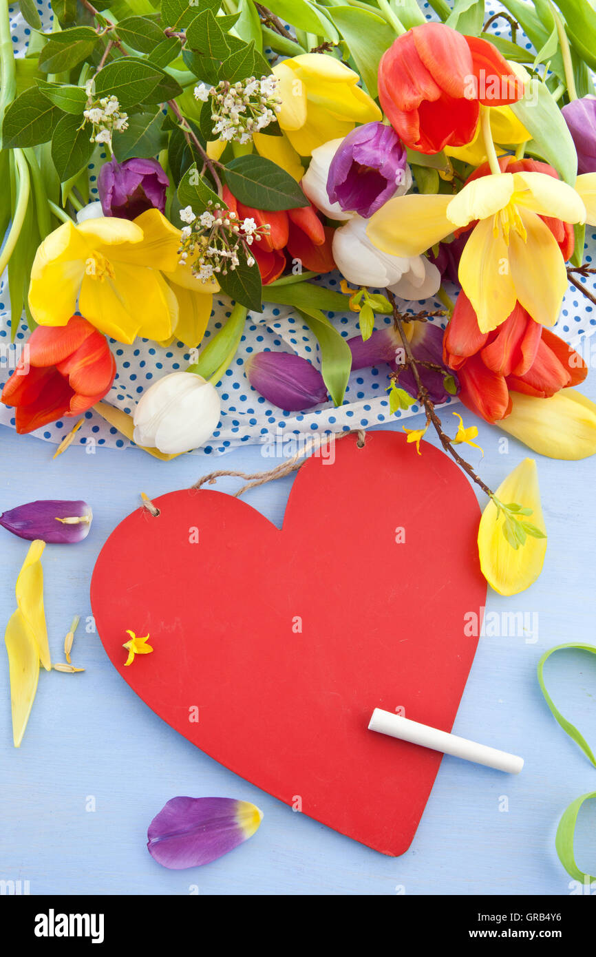 Fresh Spring Flowers Stock Photo - Alamy