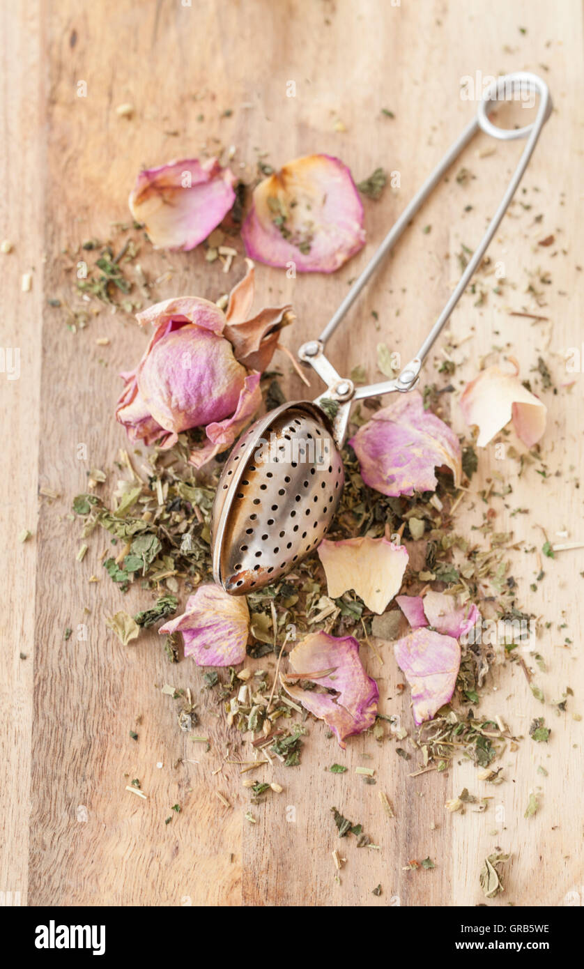 Rose Petal Tea Stock Photo - Alamy