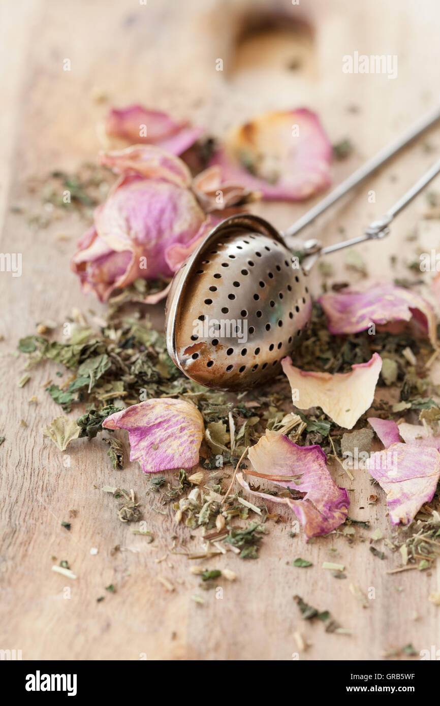 Rose Petal Tea Stock Photo - Alamy