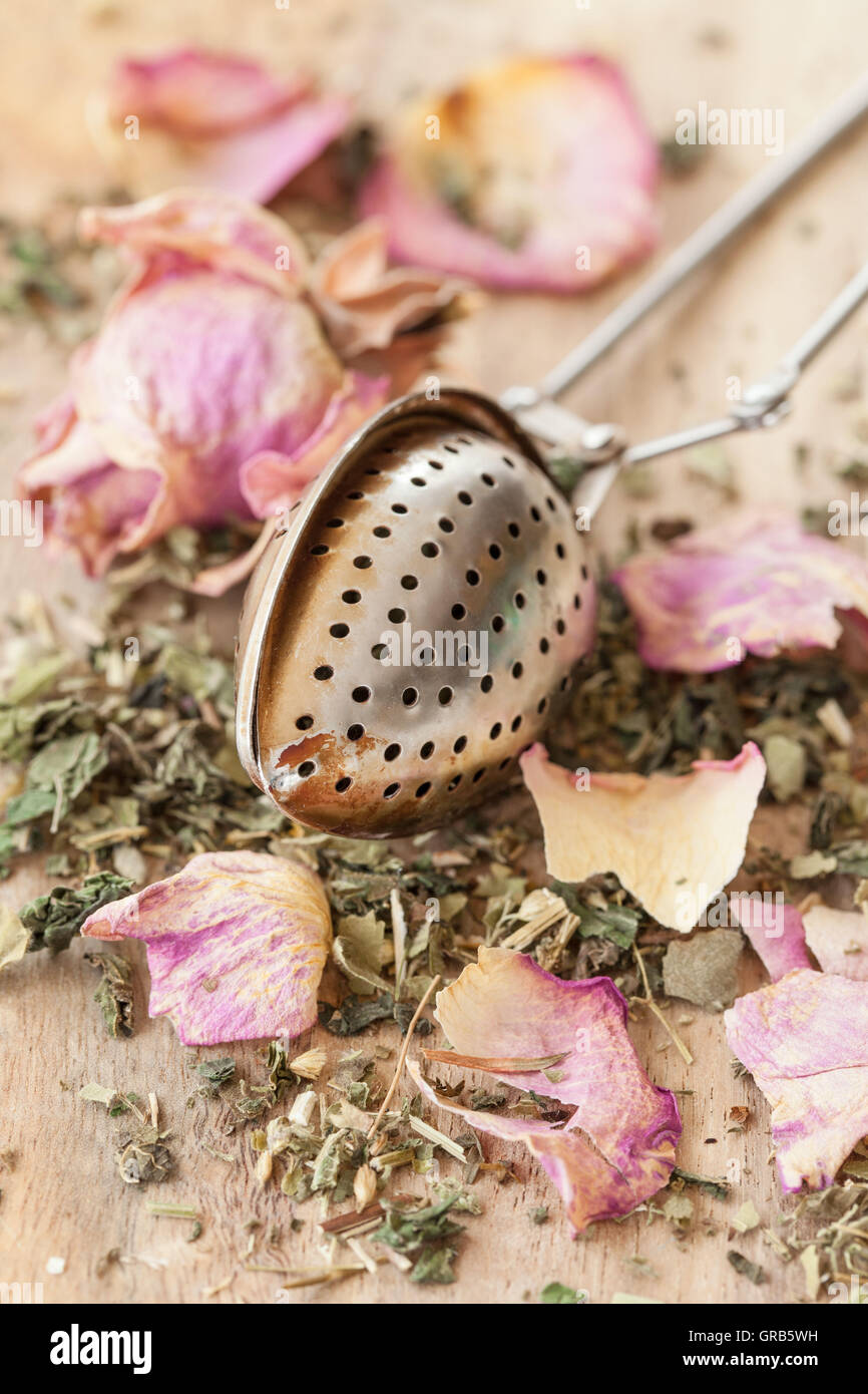 Rose Petal Tea Stock Photo - Alamy