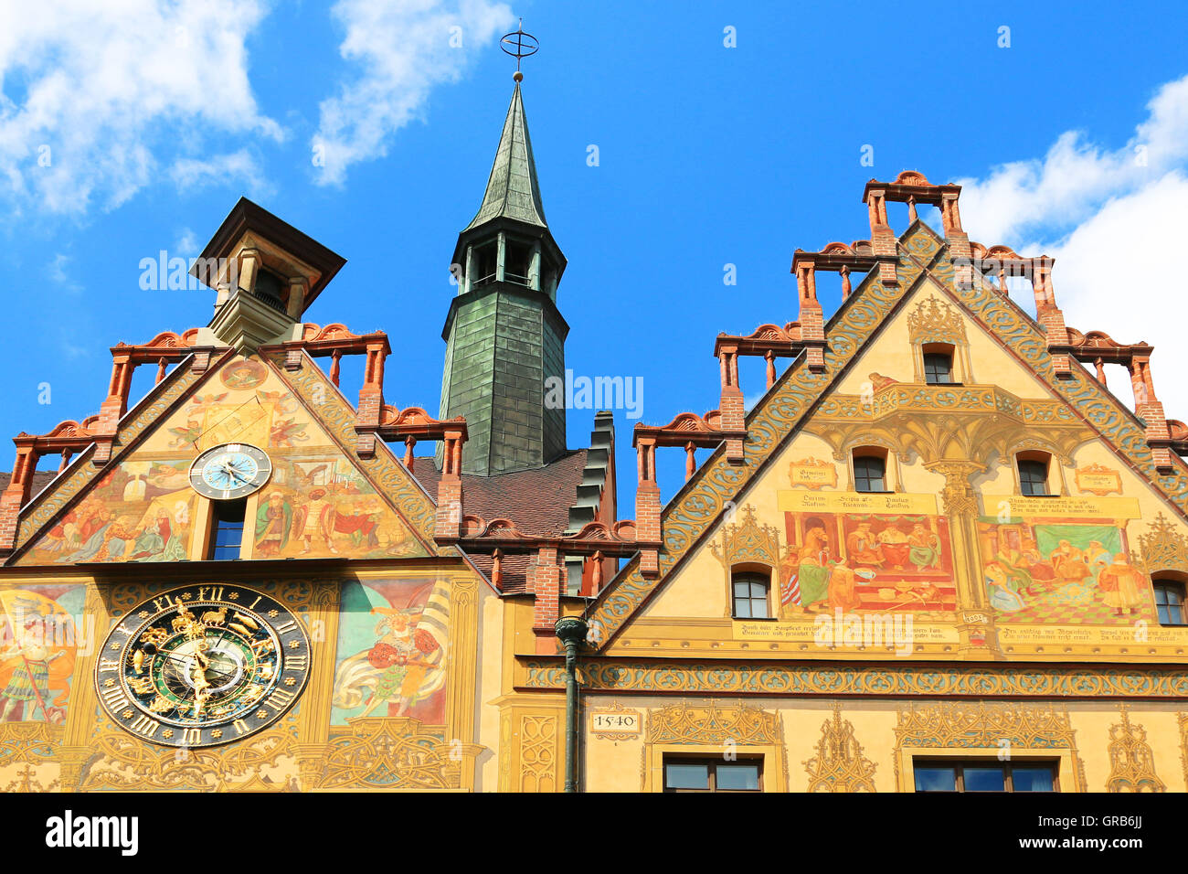 Astronomical clock ulm town hall hi-res stock photography and images ...