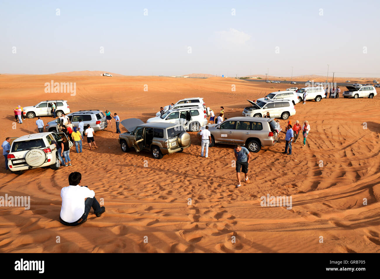 The Dubai desert trip in off-road car is major tourists attraction in ...