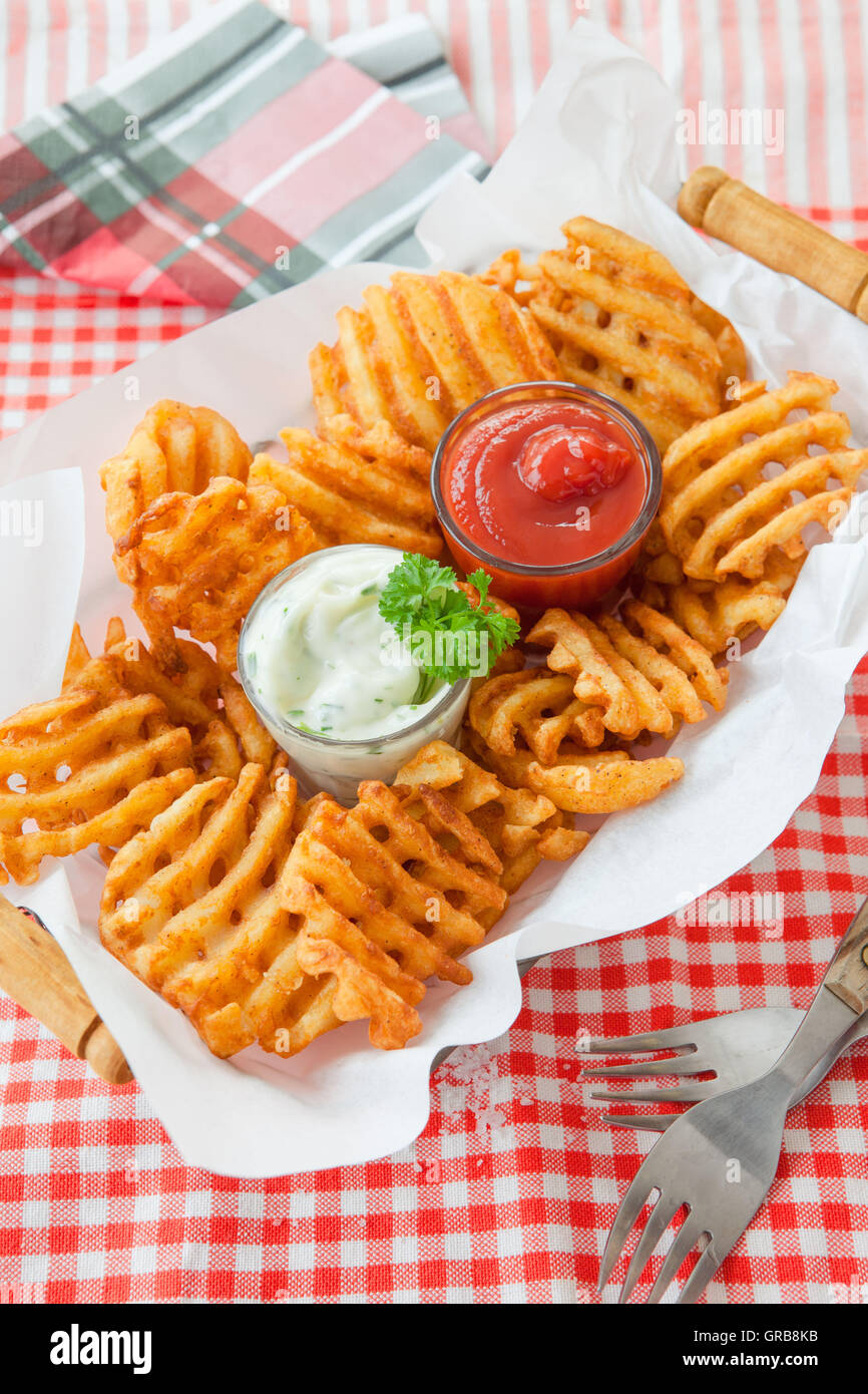 Lattice fries hi-res stock photography and images - Alamy