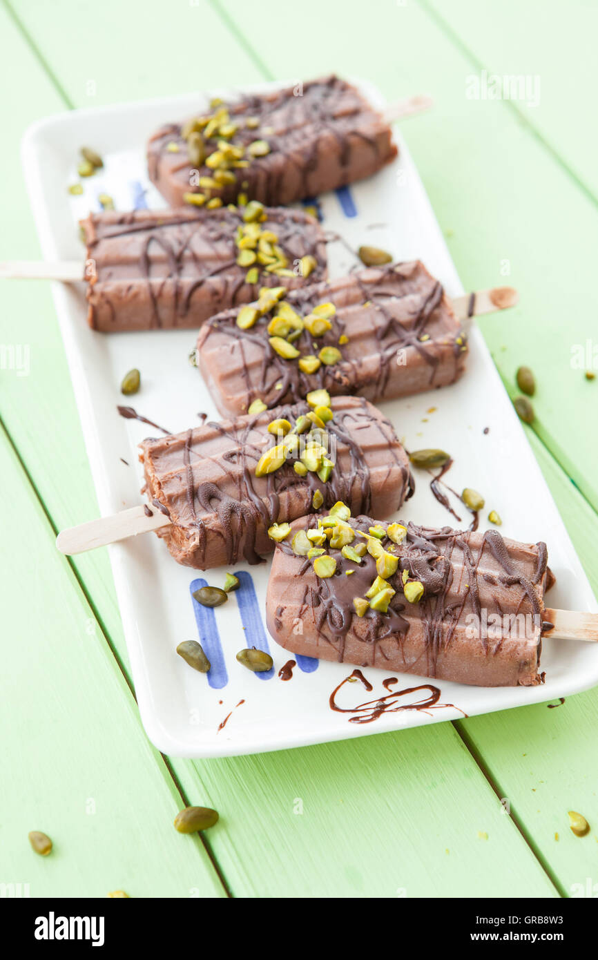 Ice Cream Popsicles Stock Photo - Alamy