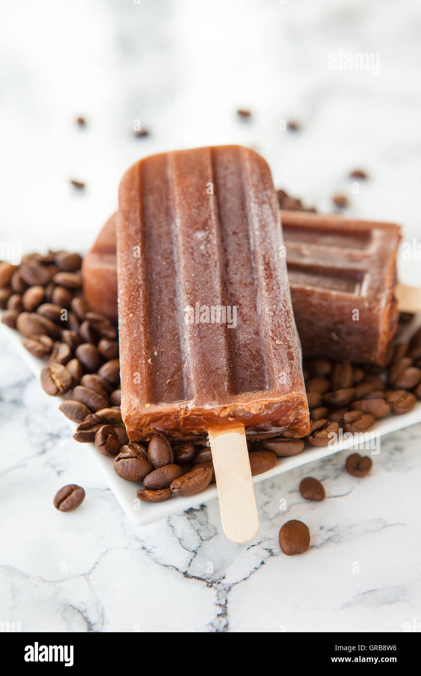 Ice Cream Popsicles Stock Photo - Alamy