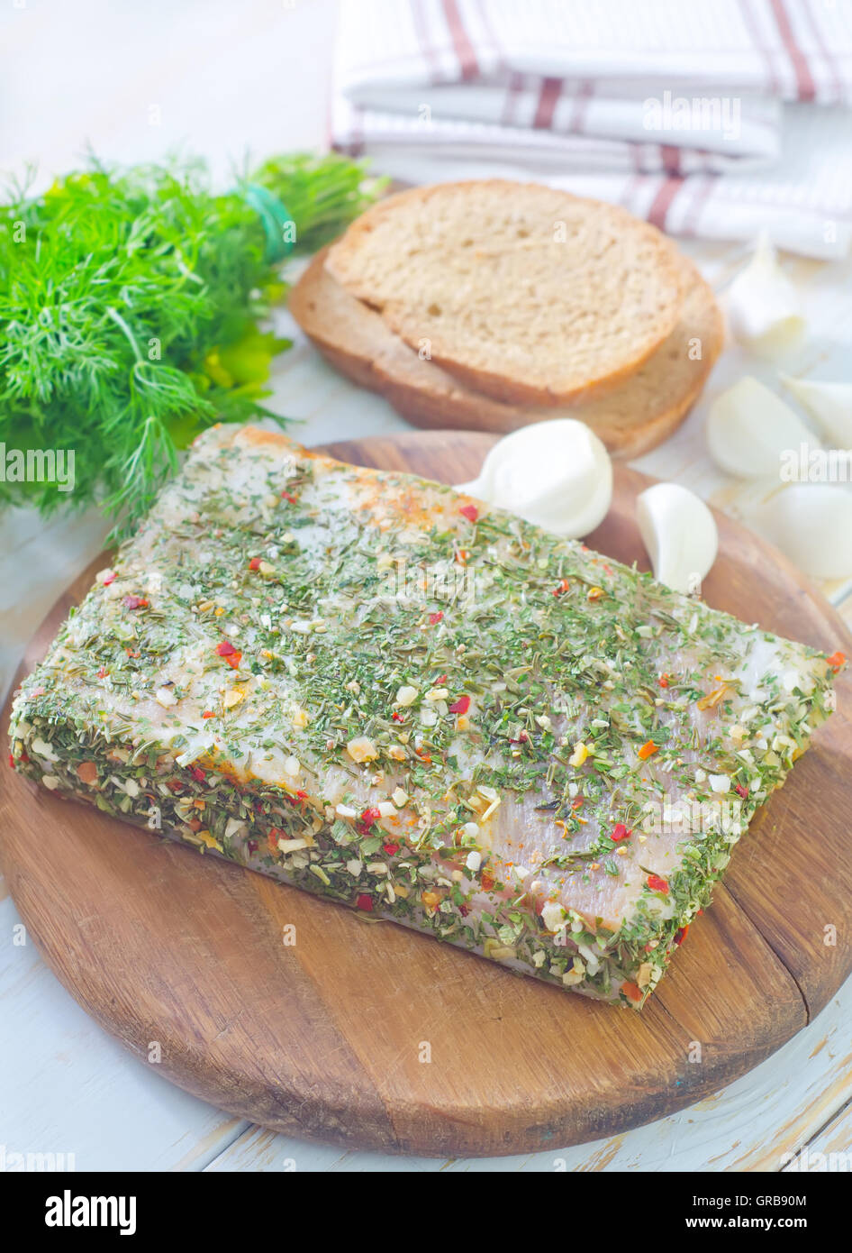 Lard pieces hi-res stock photography and images - Alamy