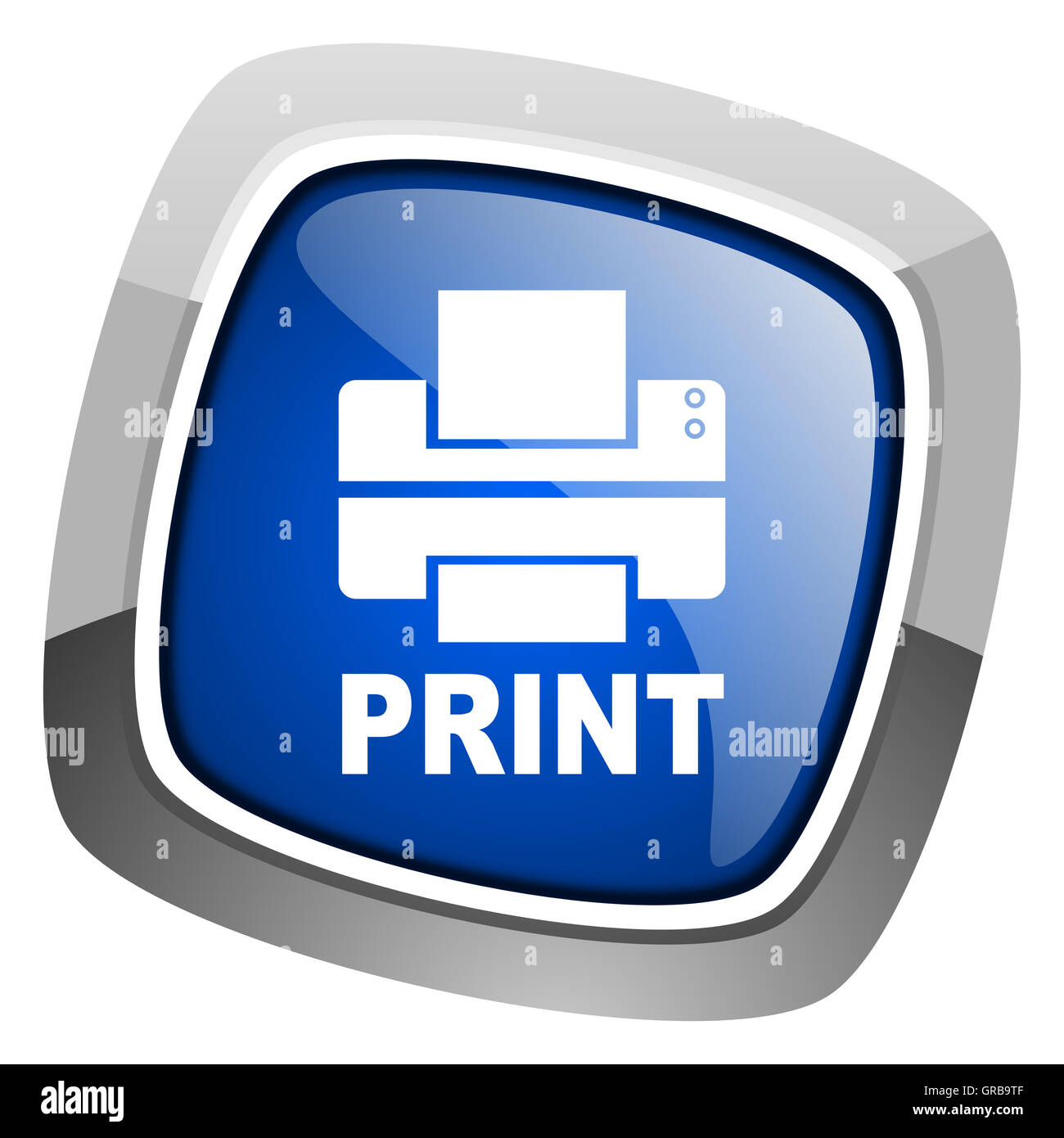 Print icon office equipment Cut Out Stock Images & Pictures - Alamy