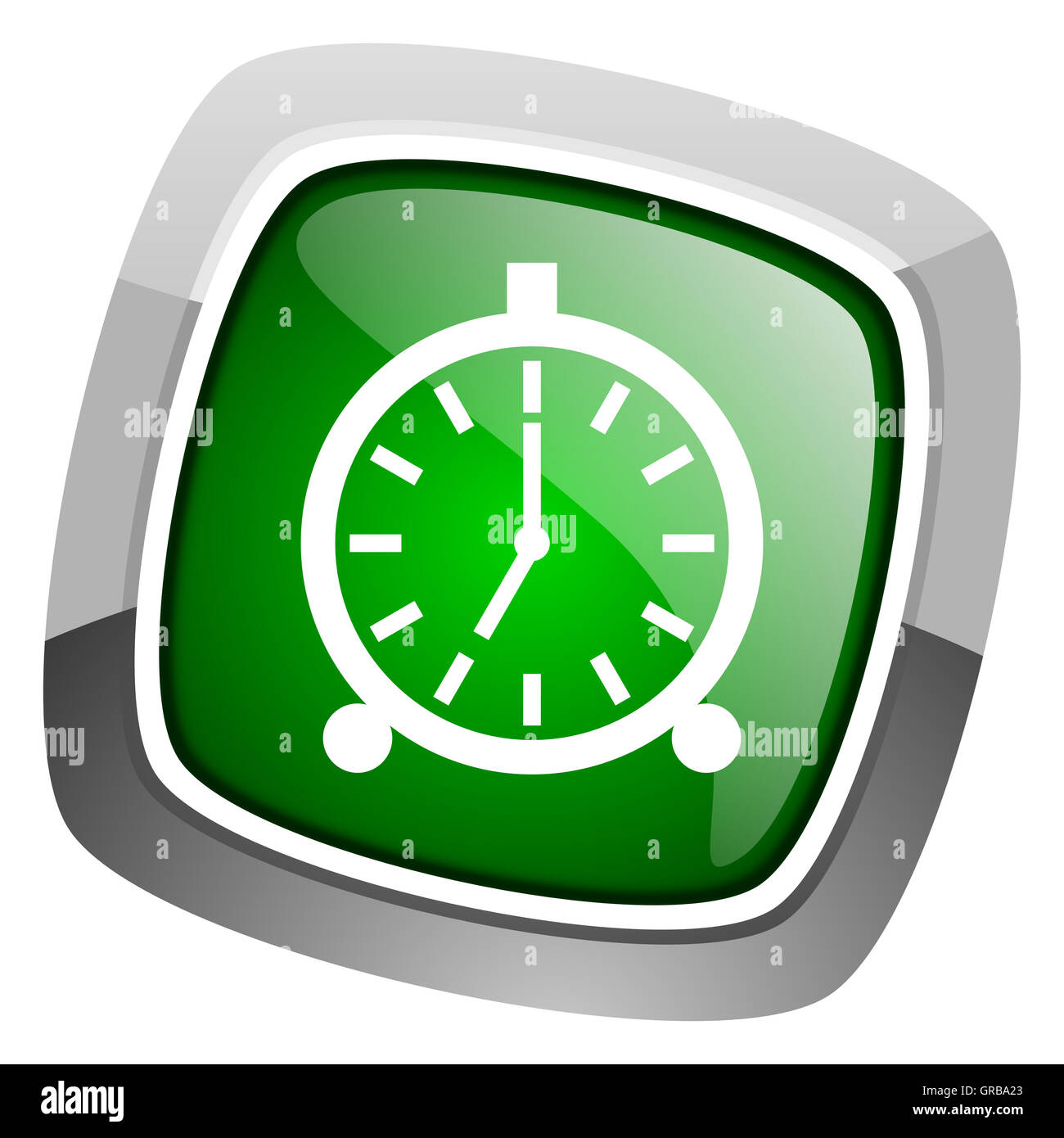 Alarm clock icon business Cut Out Stock Images & Pictures - Alamy