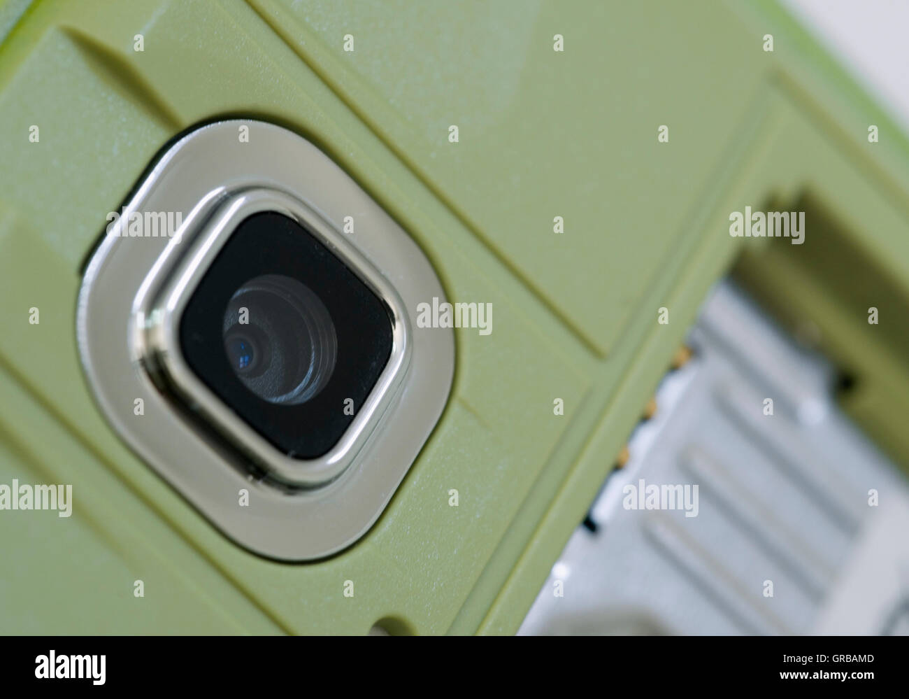 Mobile Phone Camera Lens In Close Up Stock Photo - Alamy