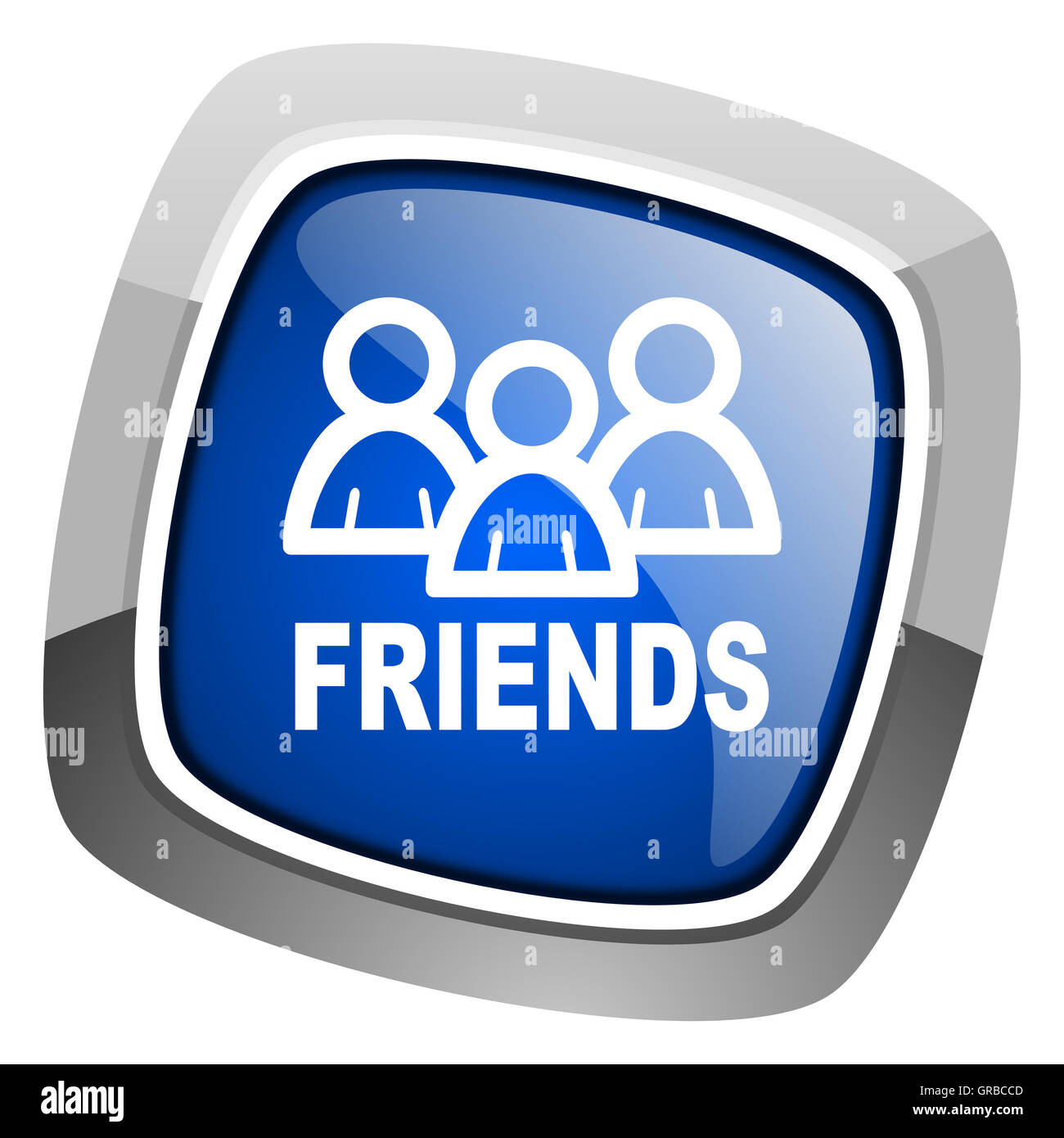 Friends icon hi-res stock photography and images - Alamy