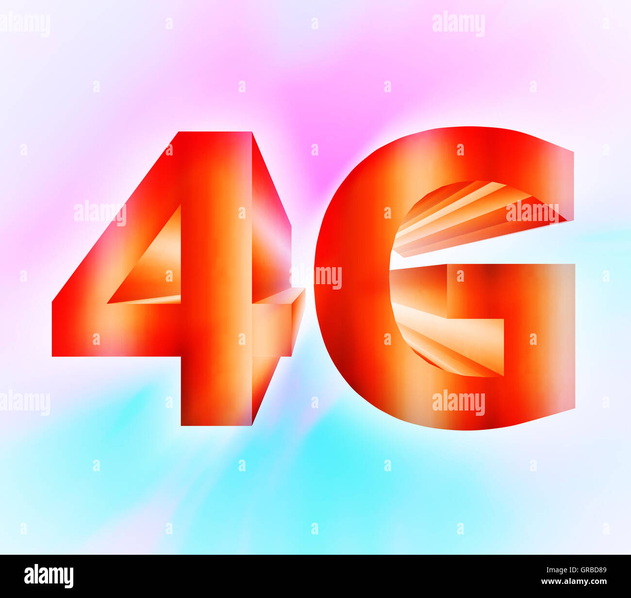 4G network symbol Stock Photo - Alamy