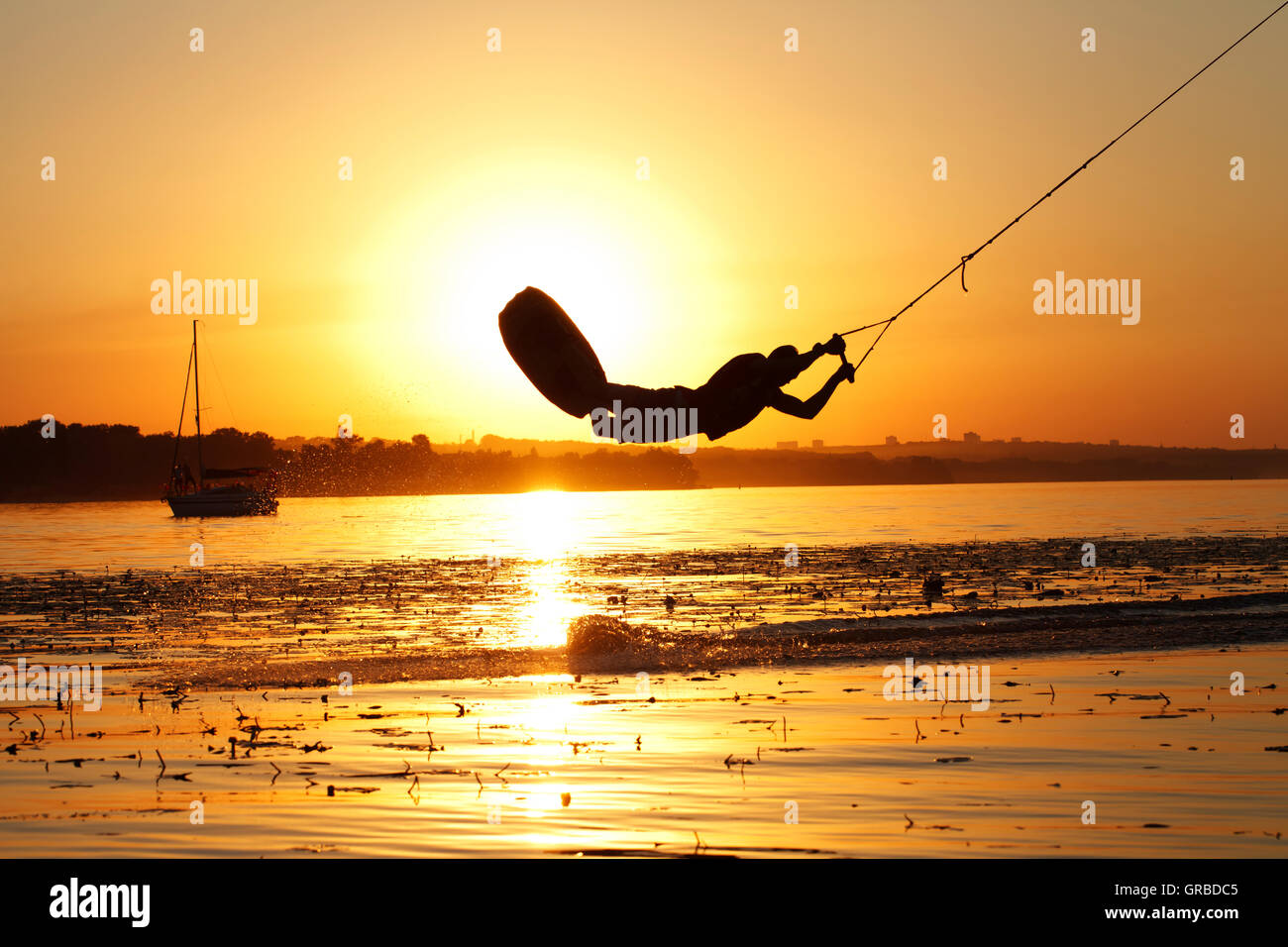 Wakeboarding Sunset Beach
