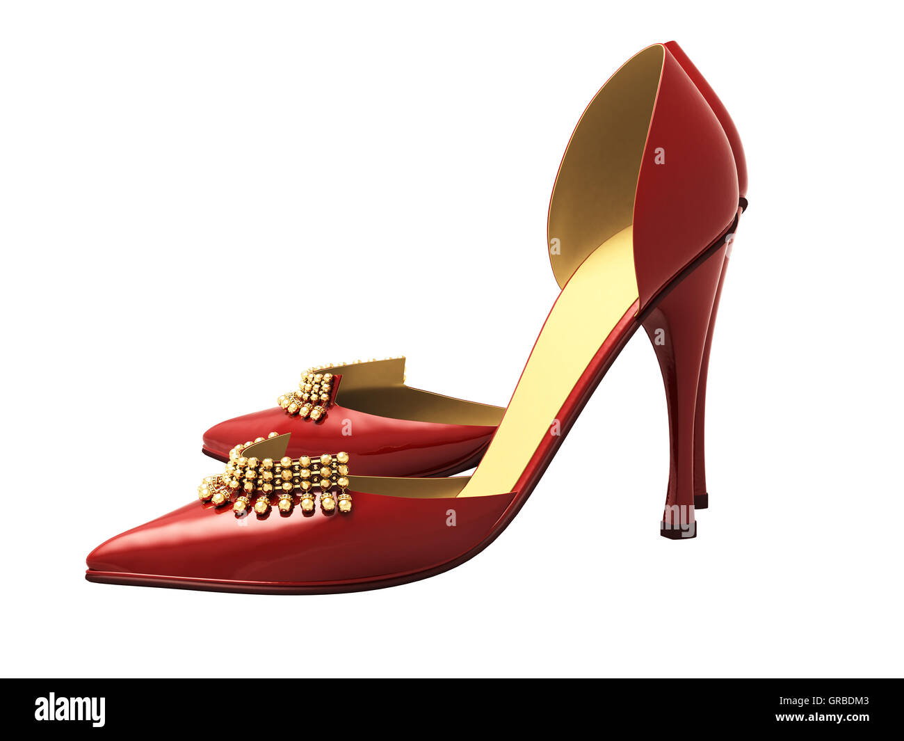 Women's red shoes Stock Photo - Alamy