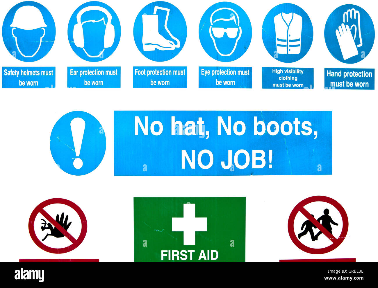 Building site safety Stock Photo - Alamy