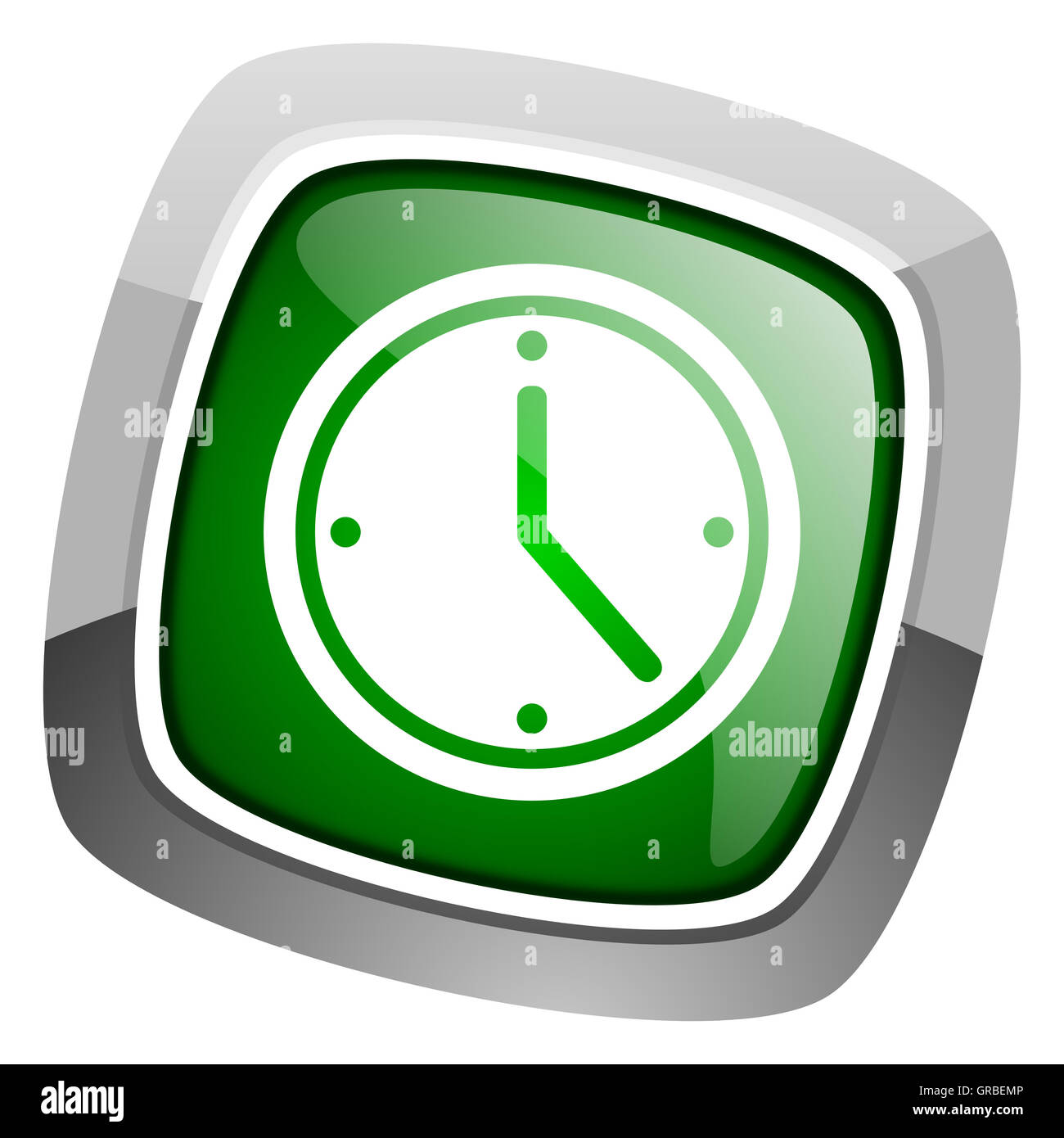 Time clock watch icon hi-res stock photography and images - Alamy