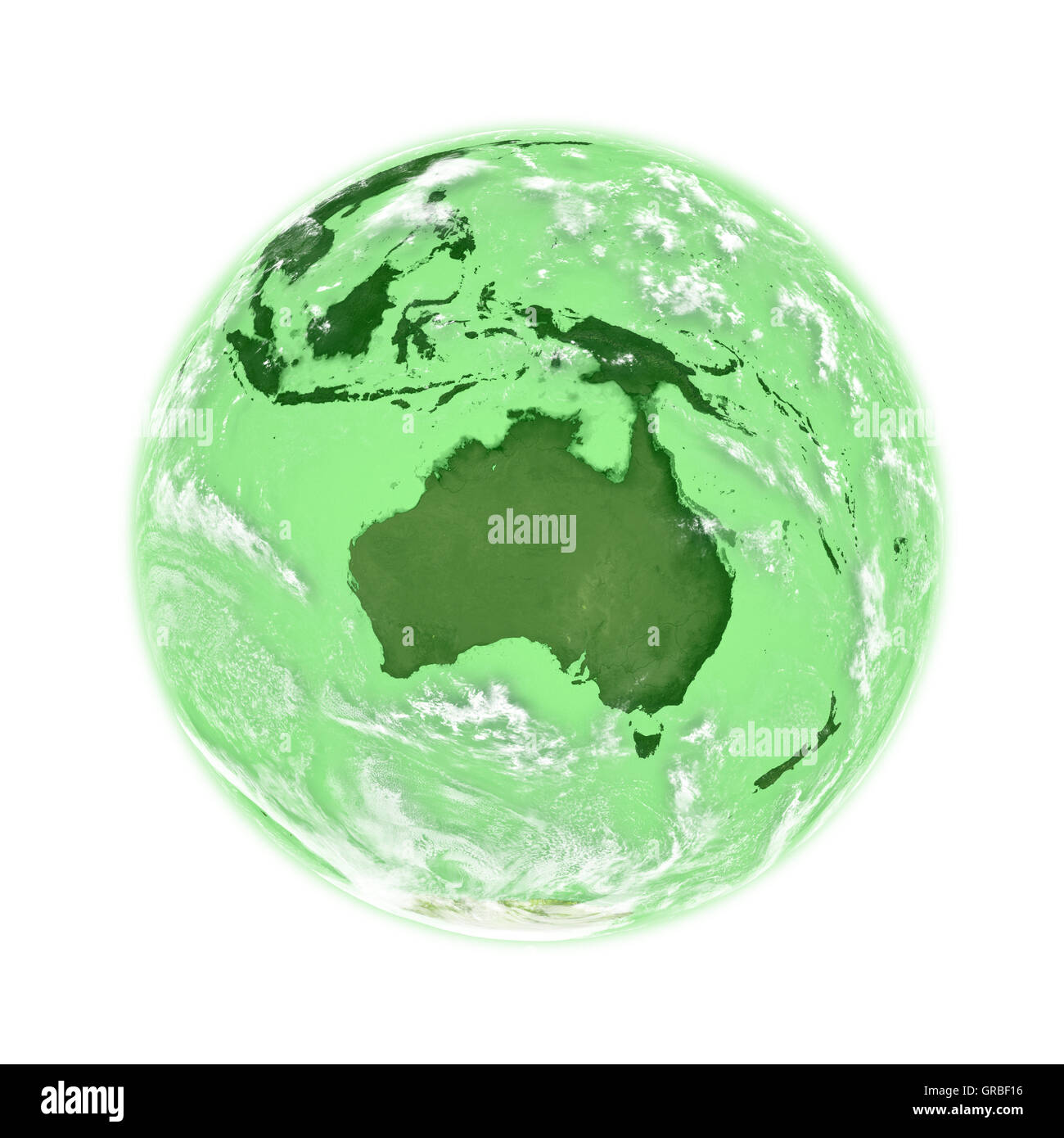 Green map of australia hi-res stock photography and images - Alamy