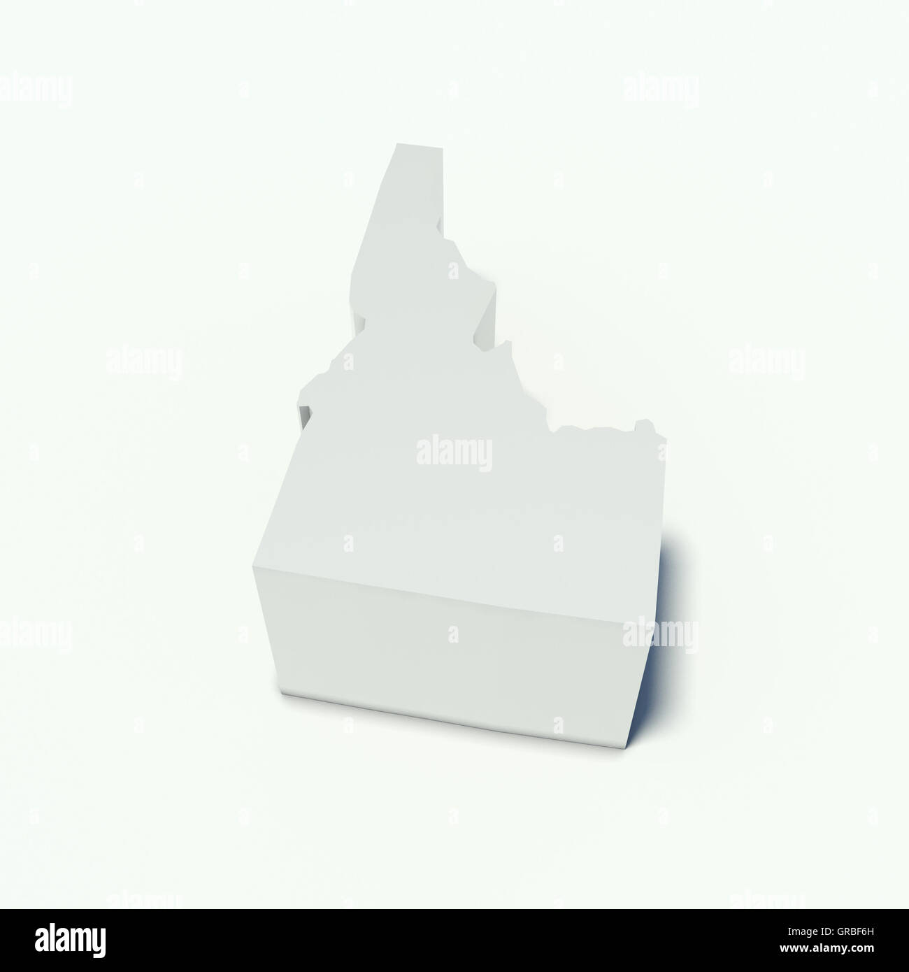 Idaho map hi-res stock photography and images - Alamy